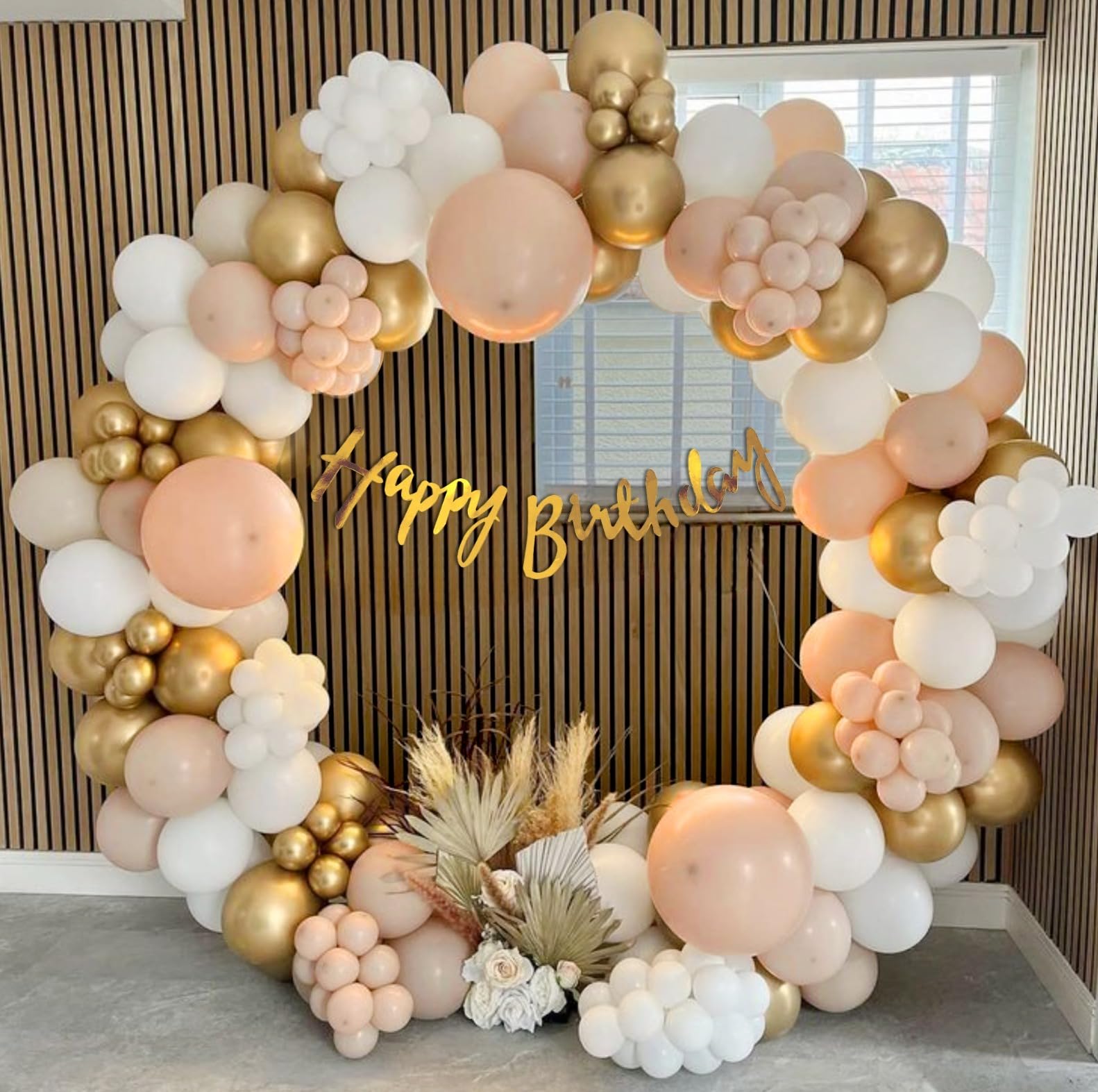 Buy Peach Theme Birthday Decoration Kit in India at Best Price - Zop by ...