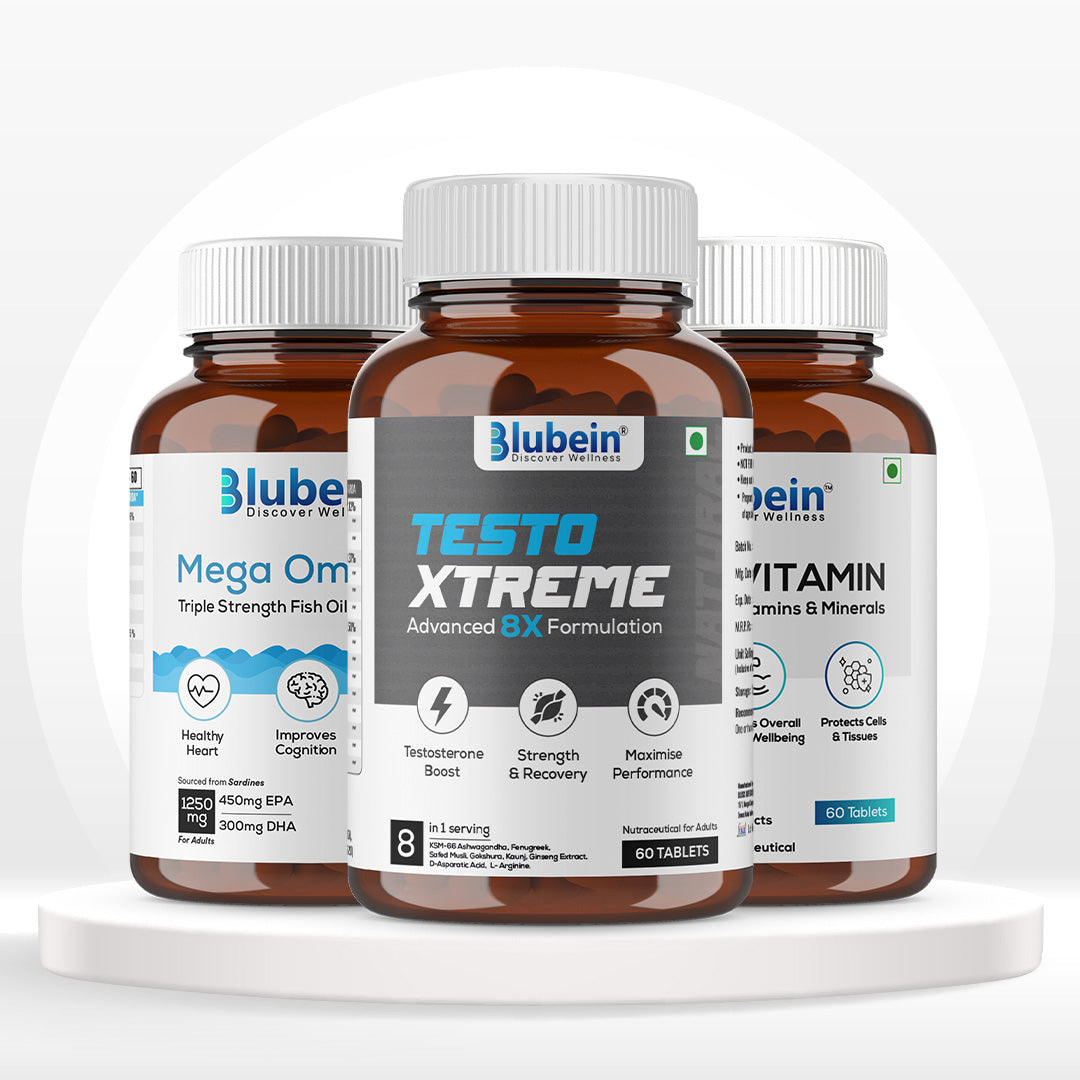 Buy Total Wellness Trio Pro | Advanced Supplement Stack for Muscle Growth and Vitality in India ...