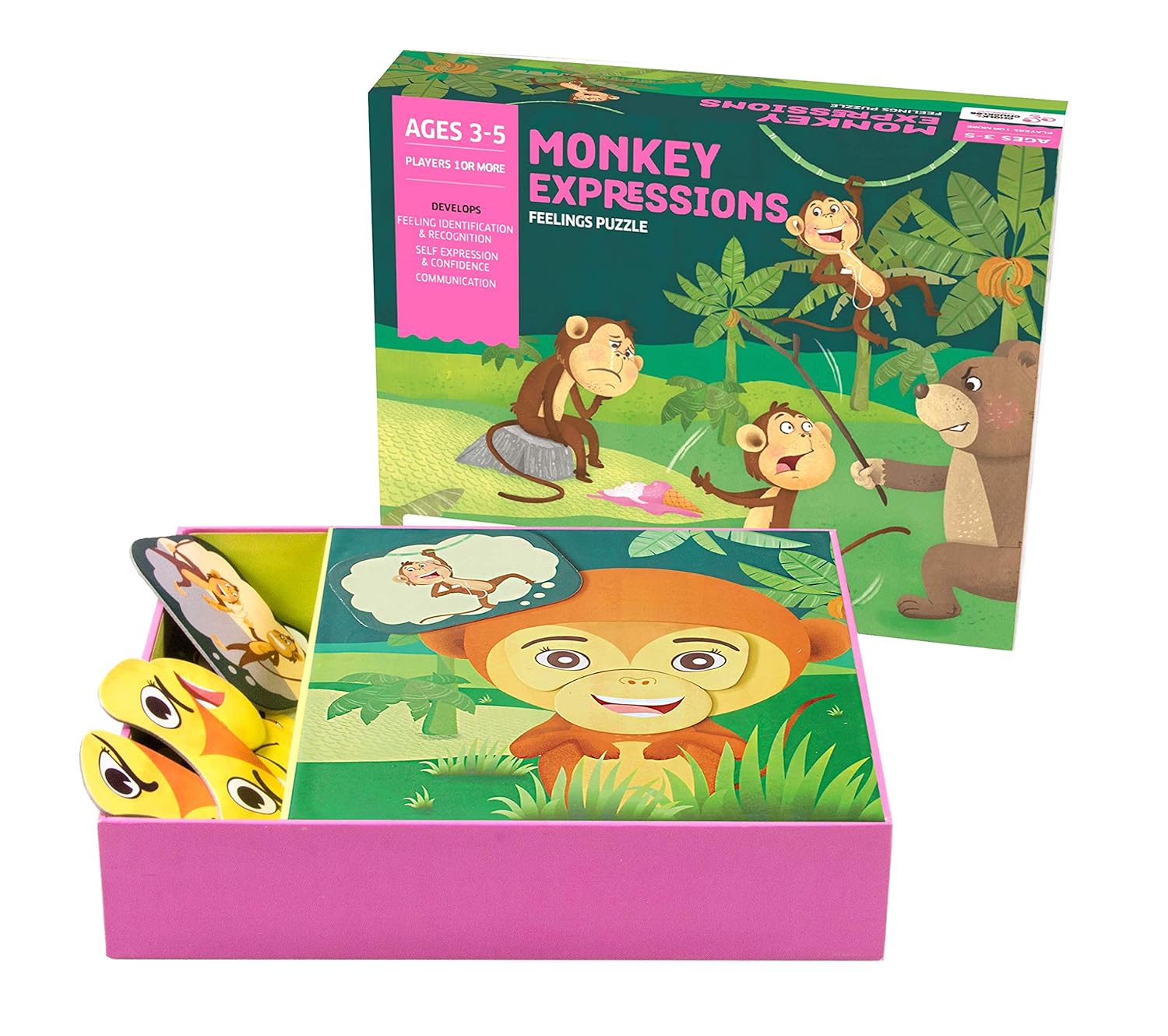 Buy Monkey Expressions Feelings Puzzle for Kids in India at Best Price - Shiprocket Merchant App ...
