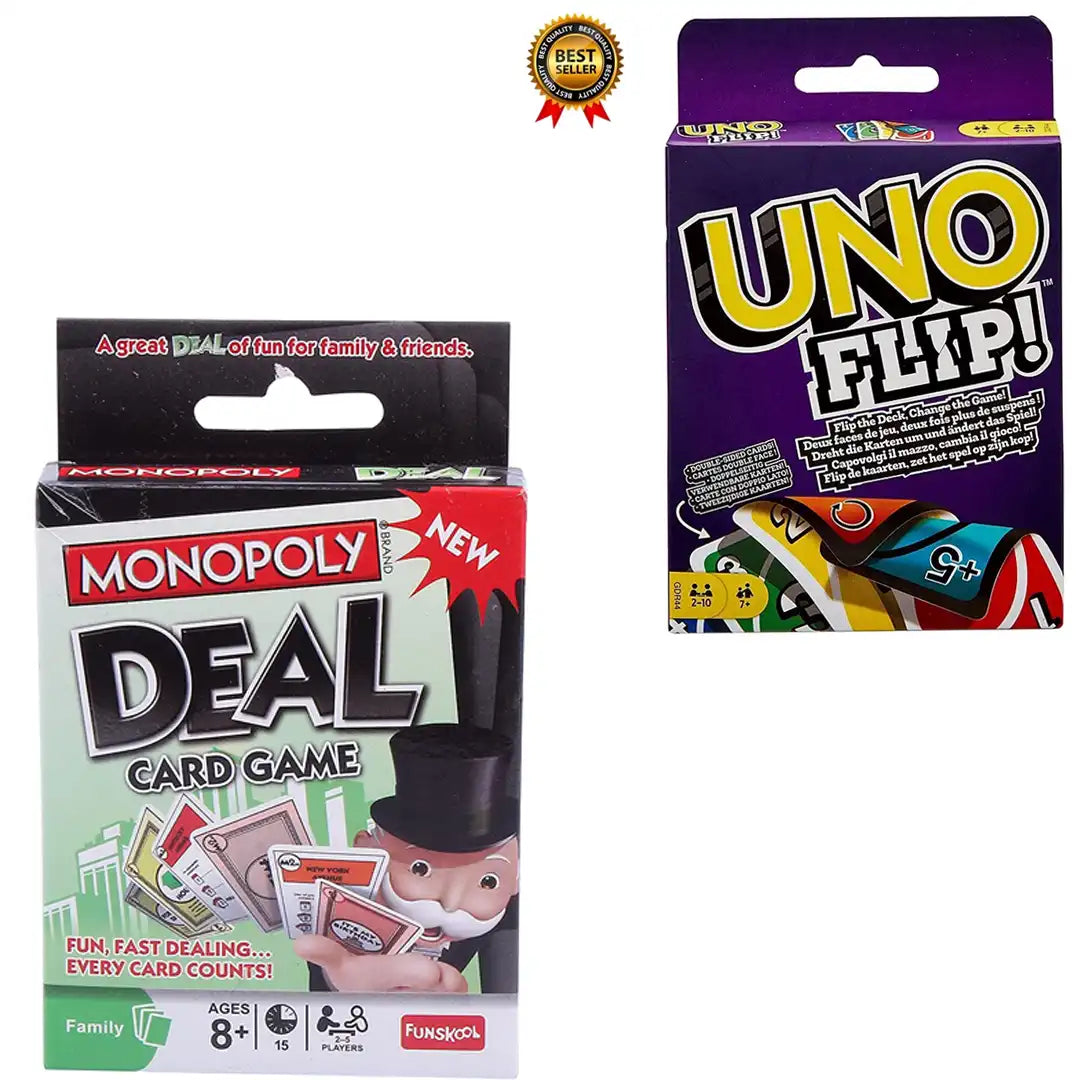 Buy Combo Pack of 2 in 1, Mono card and uno flip in India at Best Price - Zop