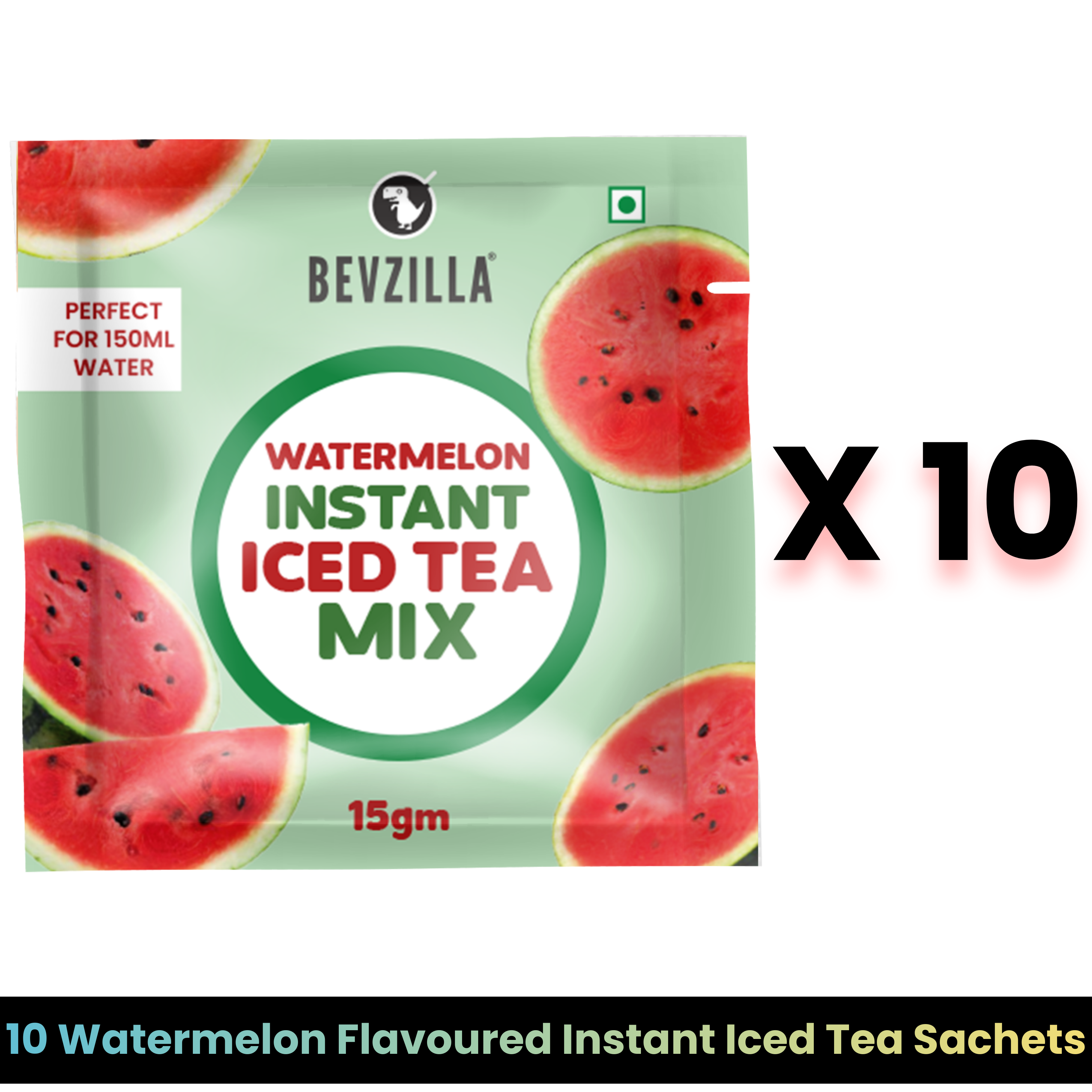 Buy Bevzilla Instant Iced Tea Watermelon 15gm X 10 in India at Best ...