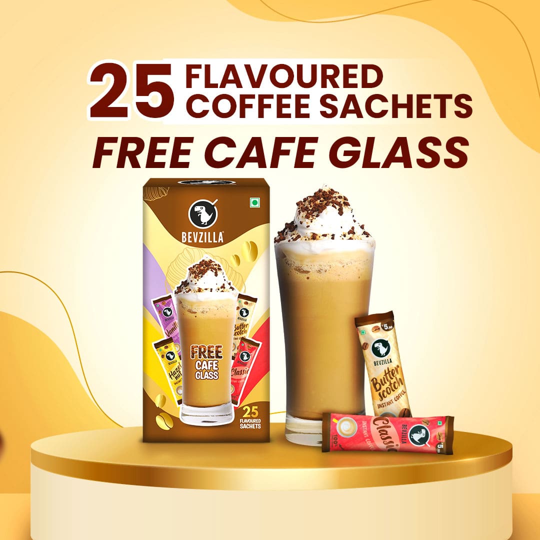 Buy Assorted Pack Of Coffee Sachets With 25 Flavoured Coffee Sachets ...