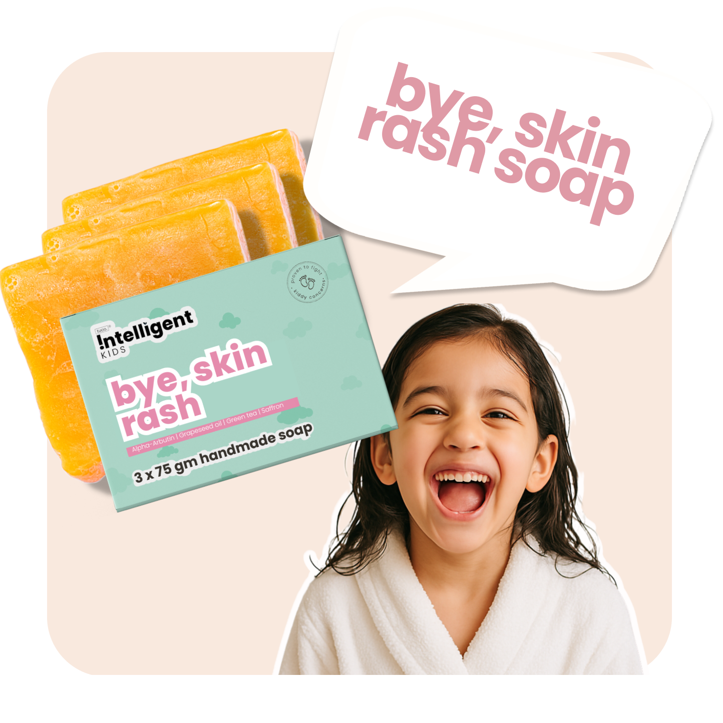 Buy Bye, Skin Rash Soap (Pack of 3 - 3x75gm). in India at Best Price ...