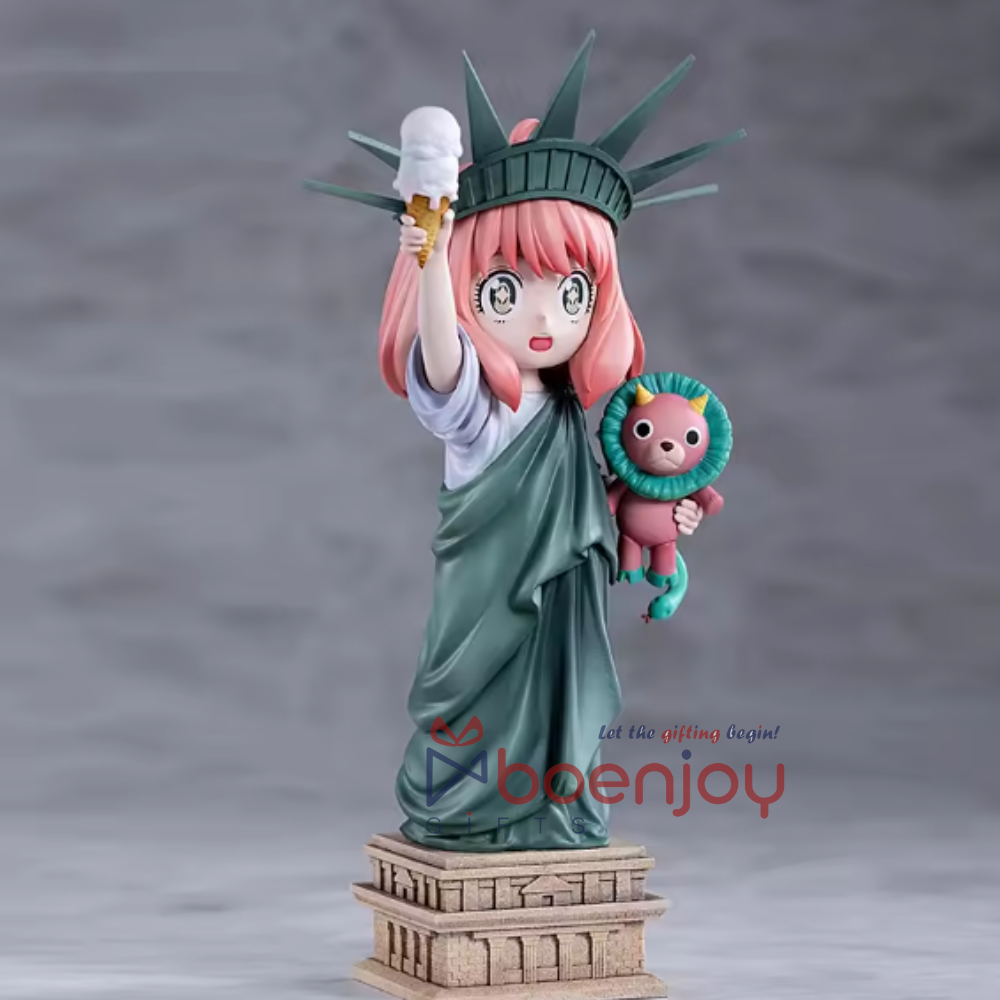 Buy Anime Statue of Liberty Figurine | Cute Collectible Desk Decor in ...