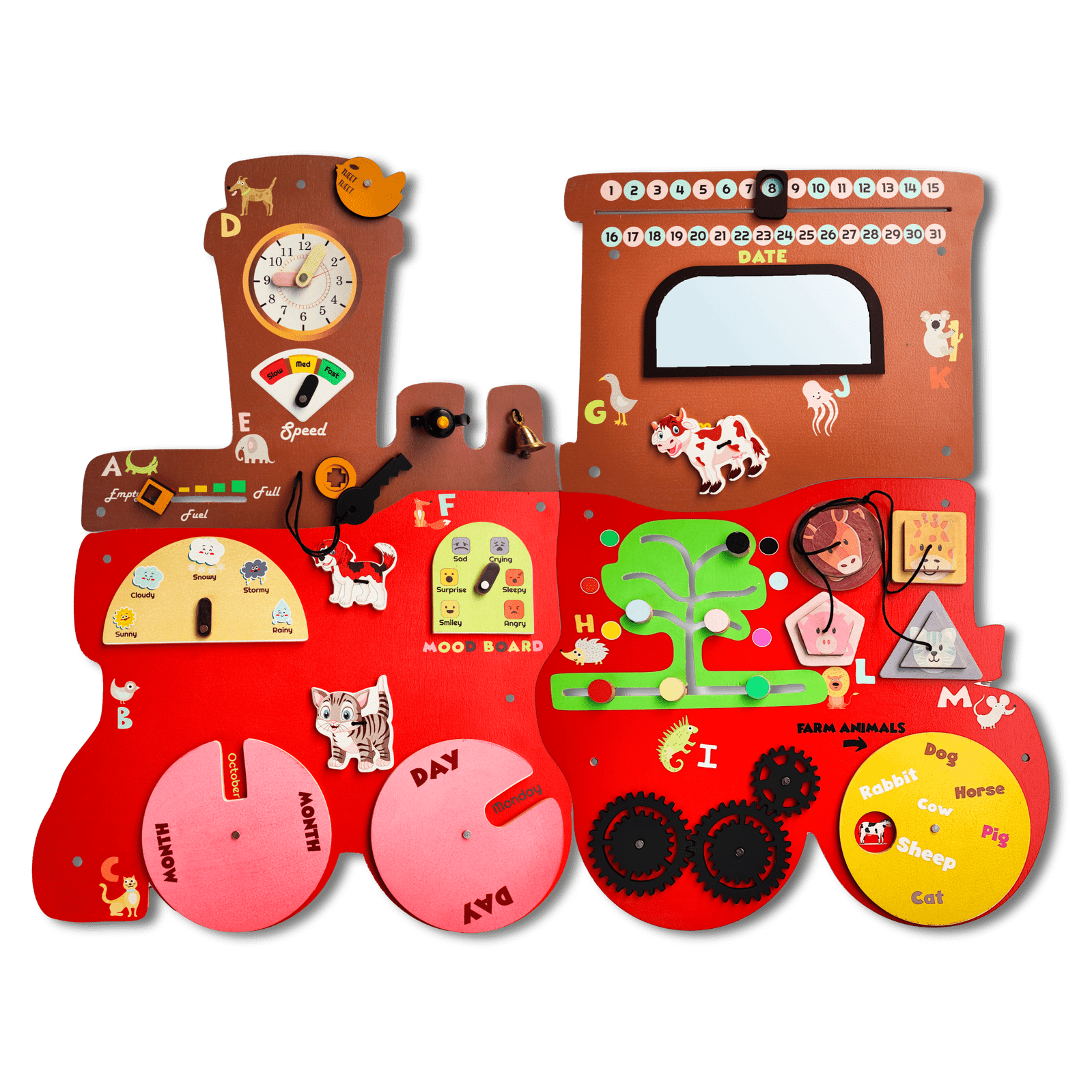 Buy The Talking Train Activities Wall in India at Best Price - Zop