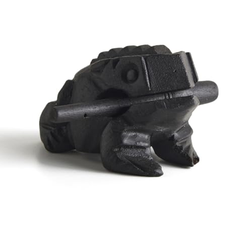 Buy Esplanade Wooden Guiro Frog Percussion Instrument – 4" Handmade ...