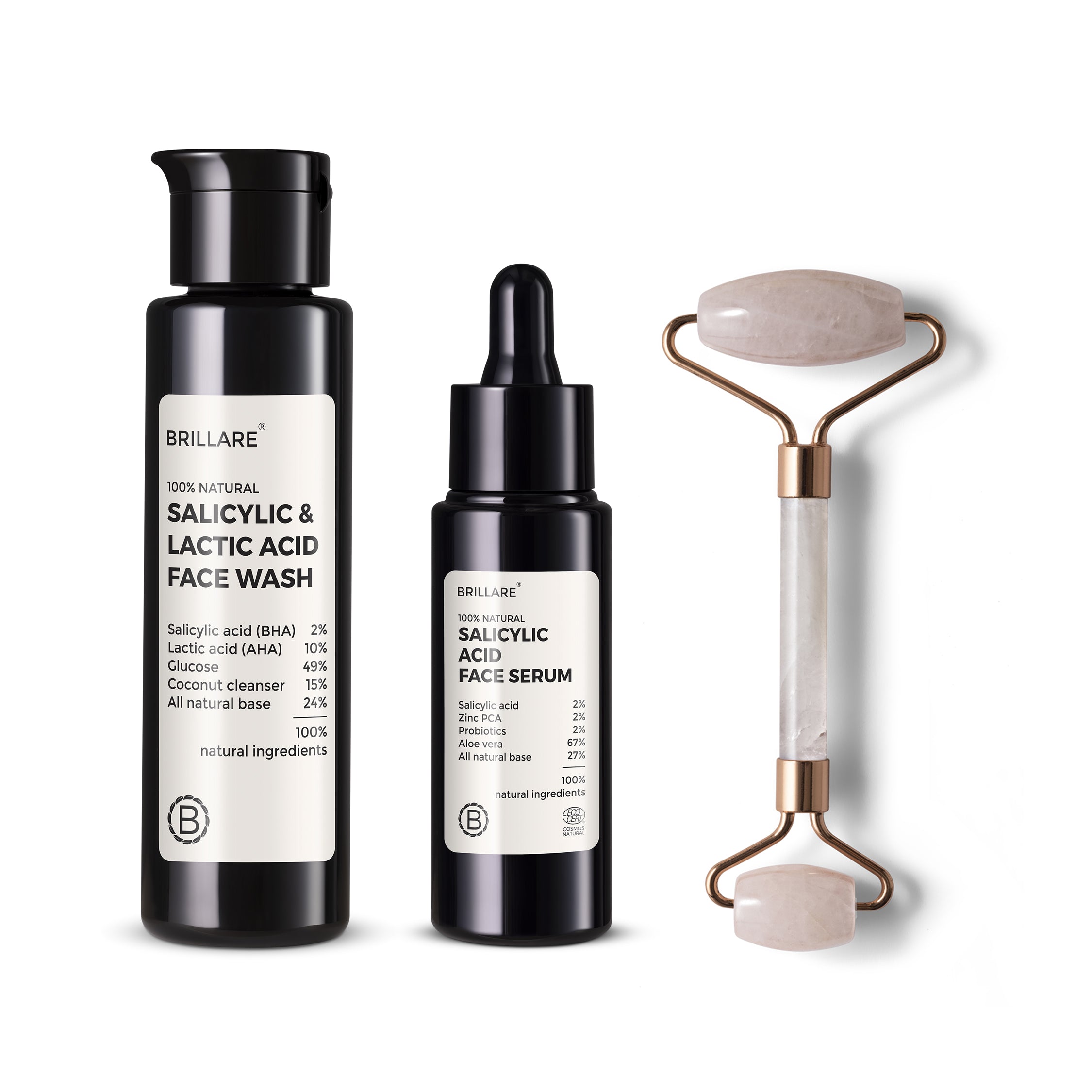 Buy 2% Salicylic & 10% Lactic Acid Face Wash & 2 % Salicylic Acid Face ...