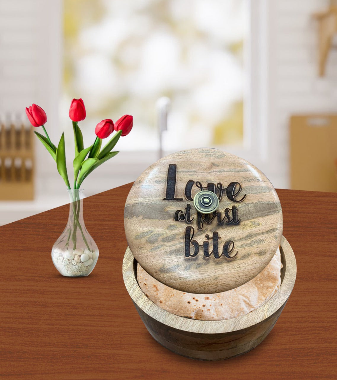 Buy Wooden Roti Box /Bread Box / Multipurpose Box in India at Best ...