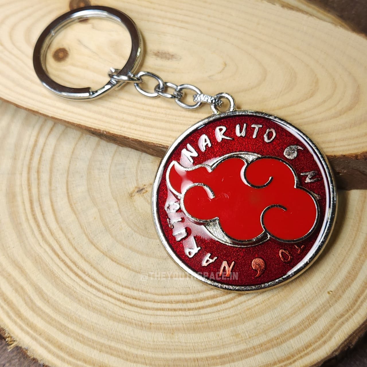 Akatsuki cloud spinning keychain – Zop