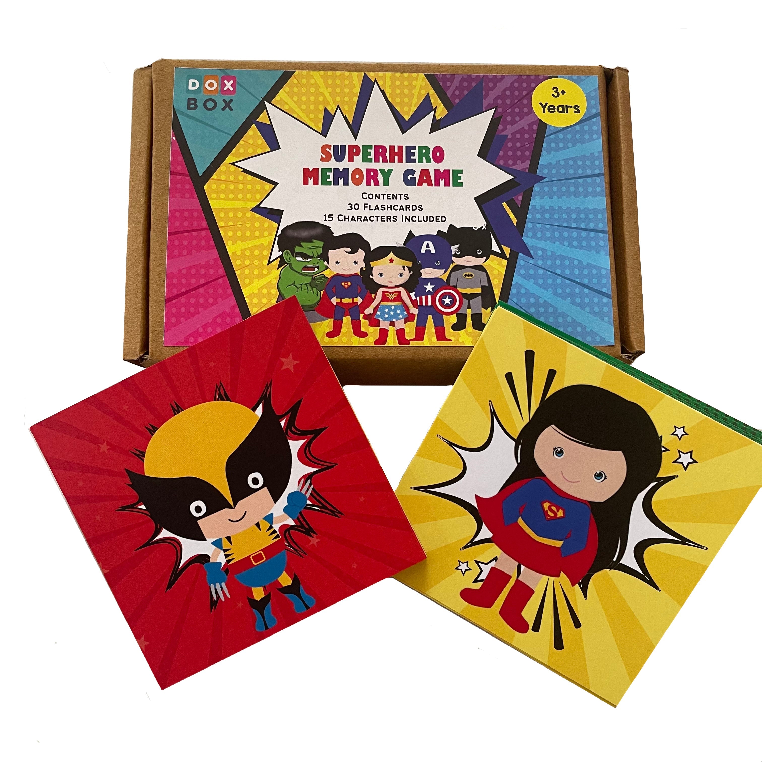 Superhero Memory Game – Zop