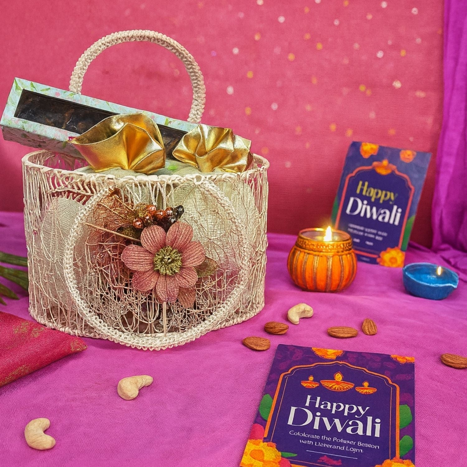 Buy Luxury Diwali Gift Box - Khushiyon Ki Tokri in India at Best Price ...