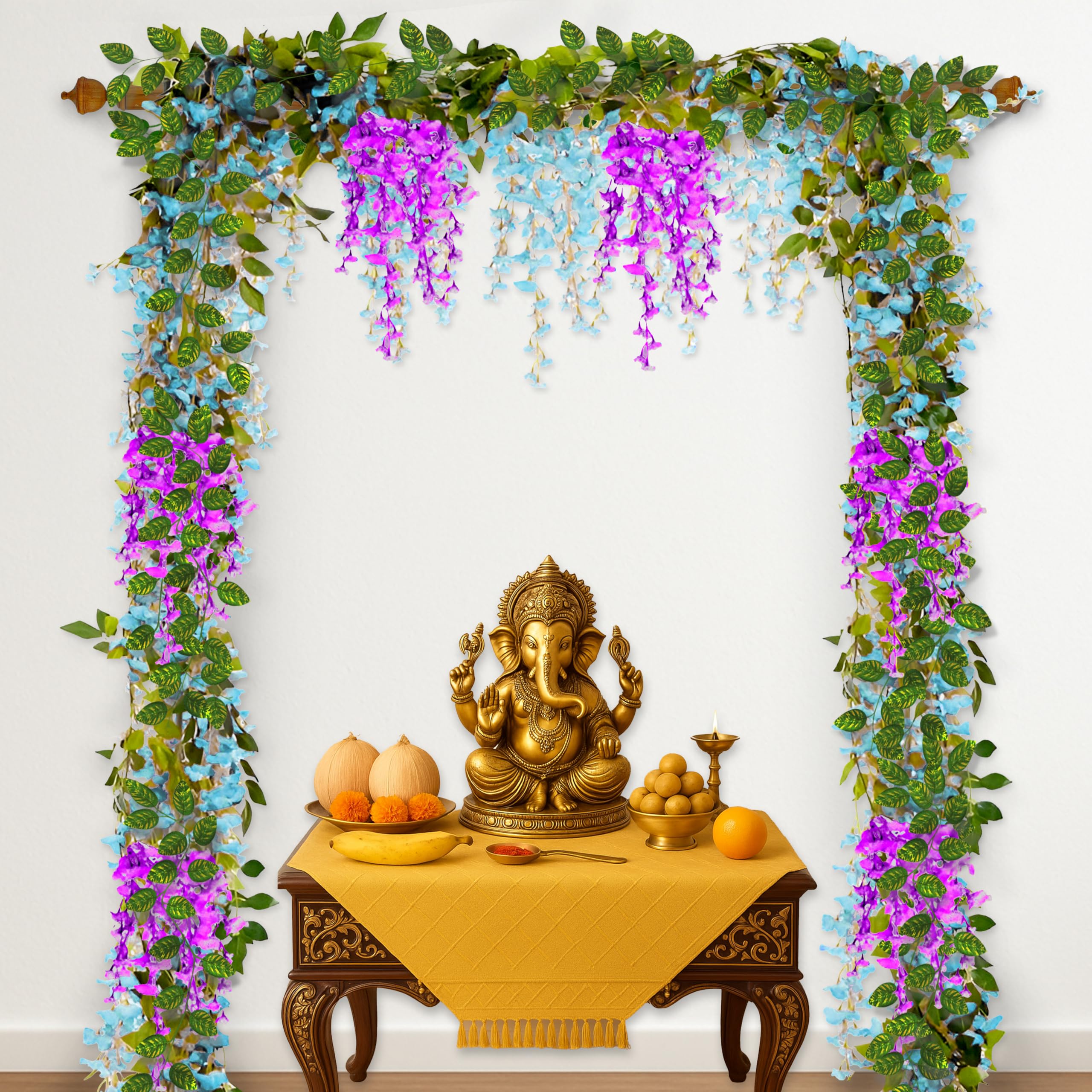 Buy Purple Blue Ganpati Decor in India at Best Price - Zop by Shiprocket