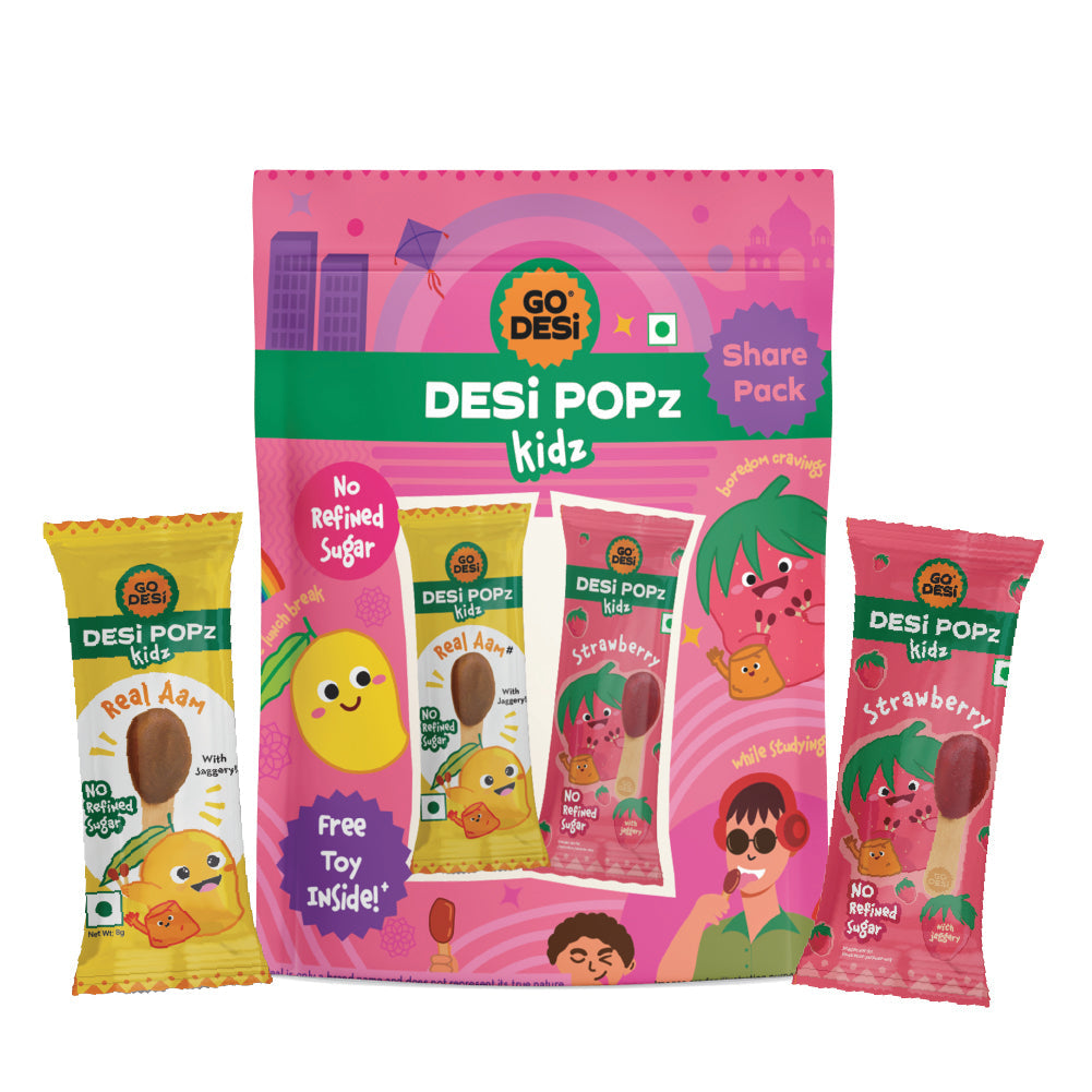 Buy GO DESi Popz - Kids Popz | Strawberry and Real Aam Popz ...