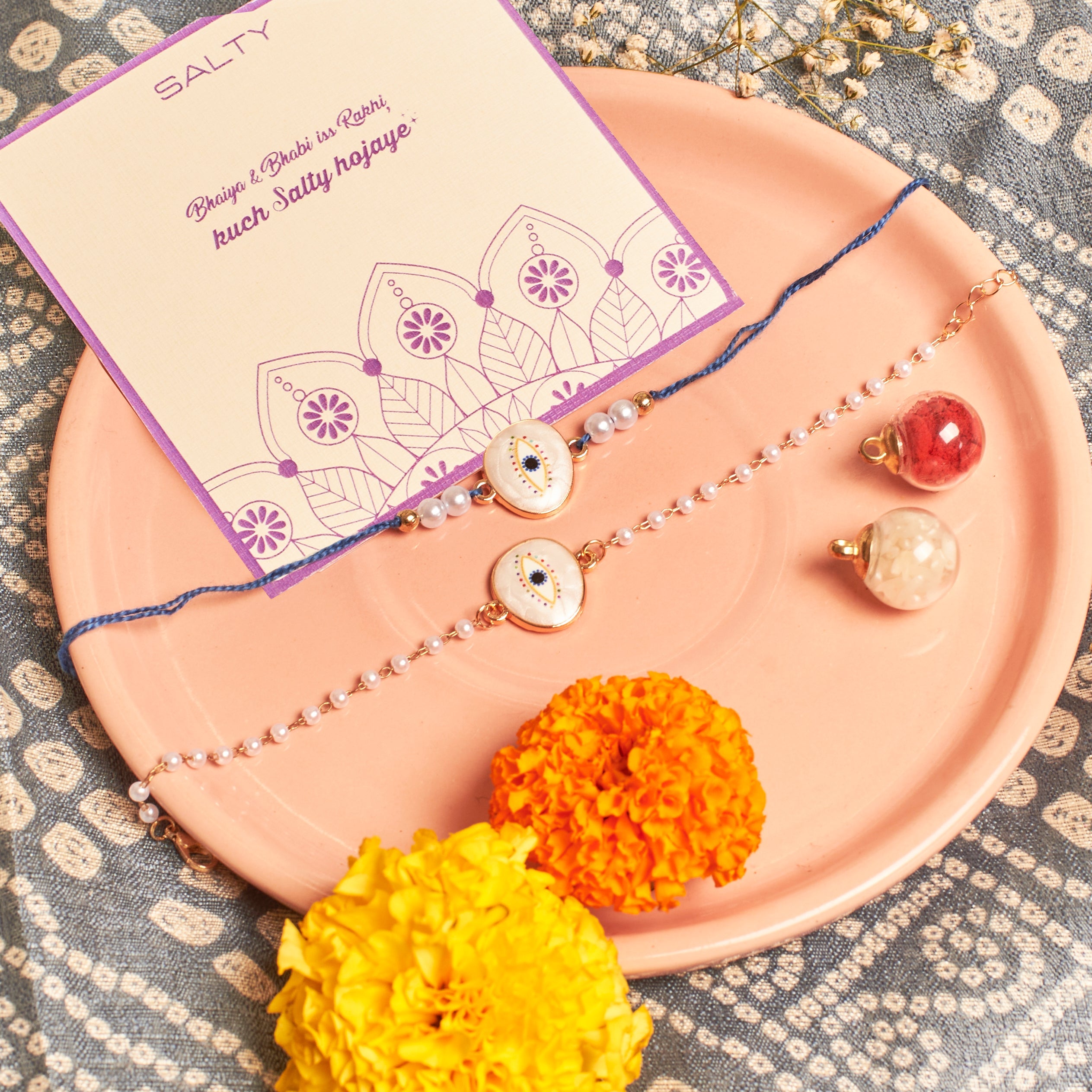Buy Celestial Circle Rakhi for Bhaiya and Bhabhi in India at Best Price ...