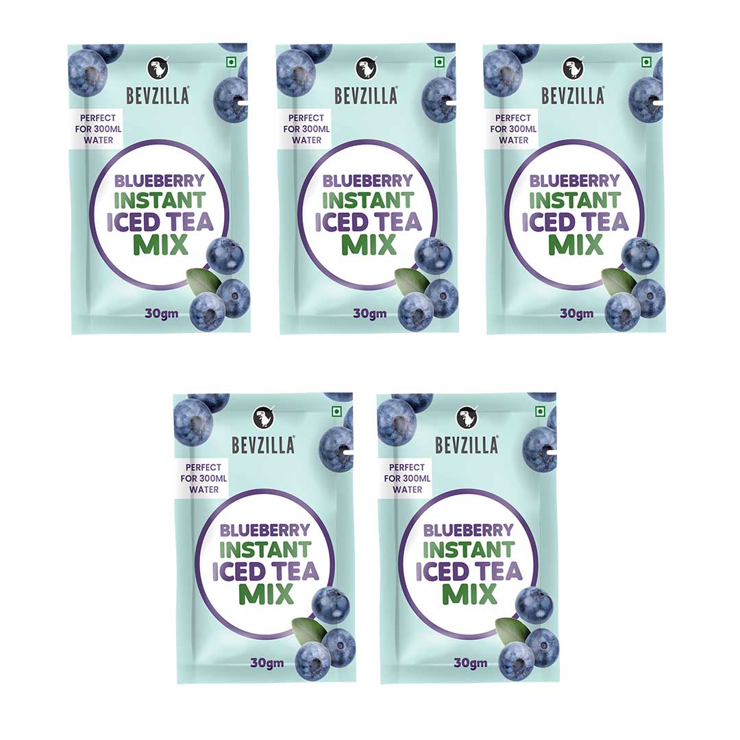 Bevzilla Instant Iced Tea Blueberry 30Gm X5 – Zop