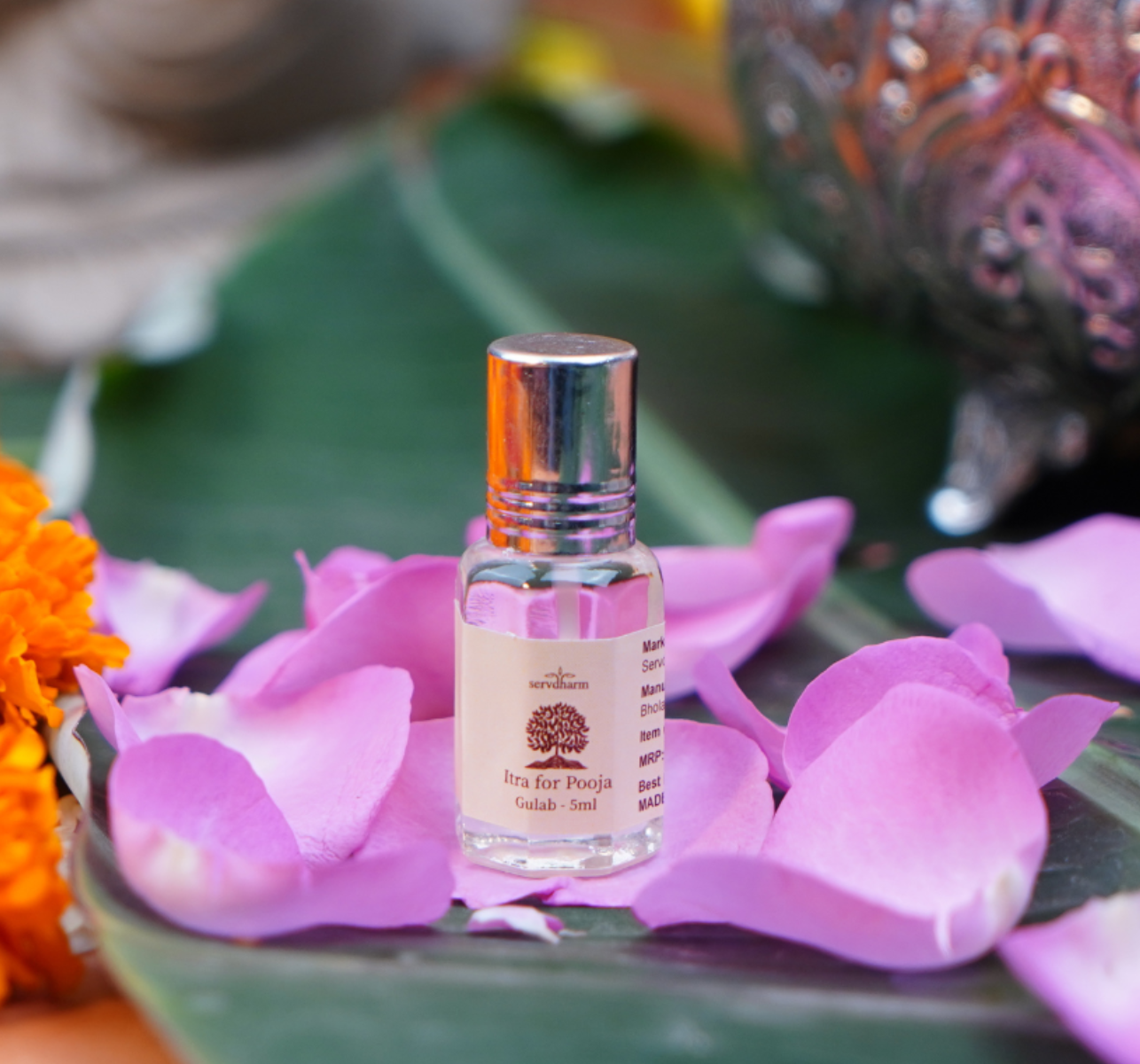 Buy ServDharm Gulab - Itra for Pooja (5ml) in India at Best Price - Zop ...