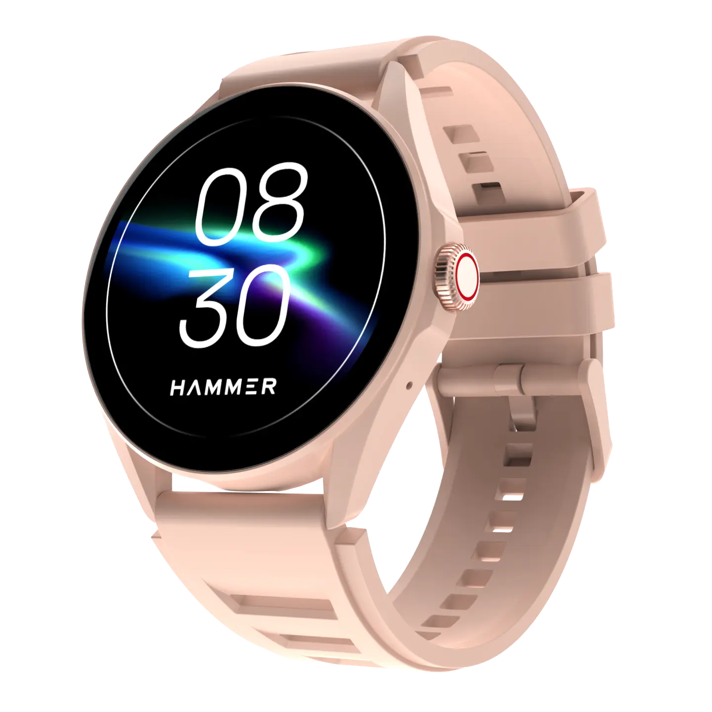 Buy Hammer Cyclone Round dial smart watch with 1.39 inches Big Display ...