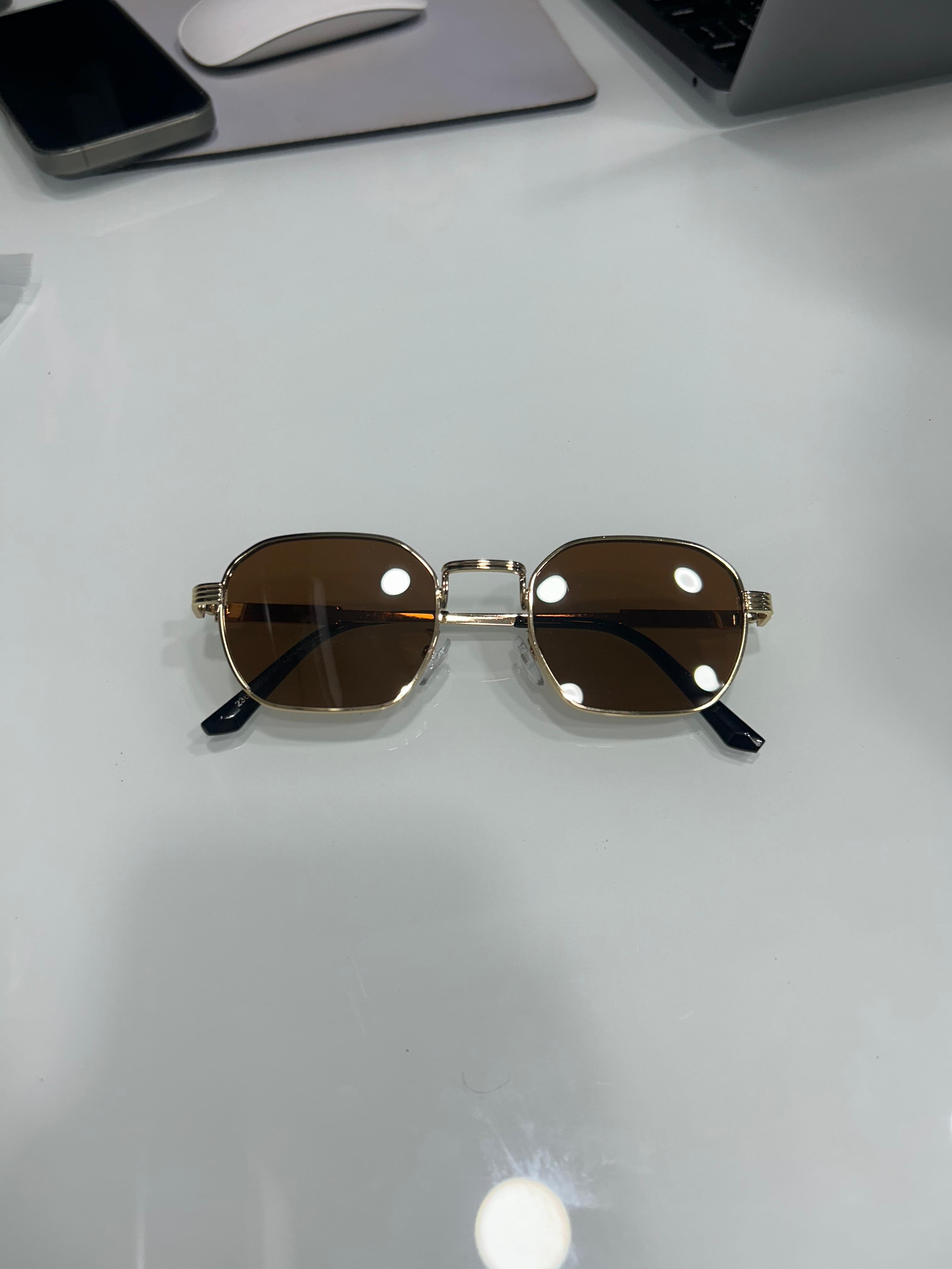 Bold Block Shades - Gold – Zop