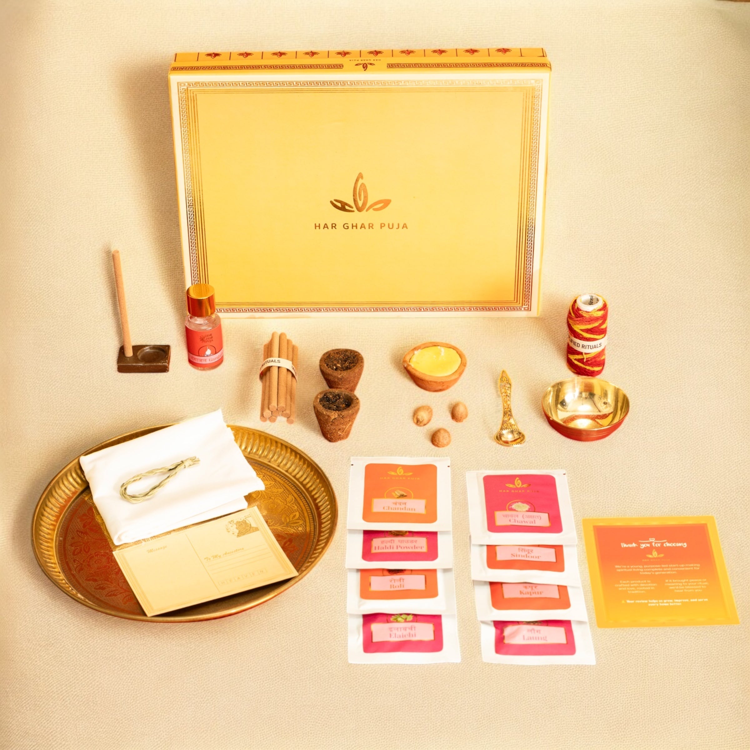 Buy Har Ghar Puja Pitrapaksh Puja Box / Shradha Essentials in India at ...