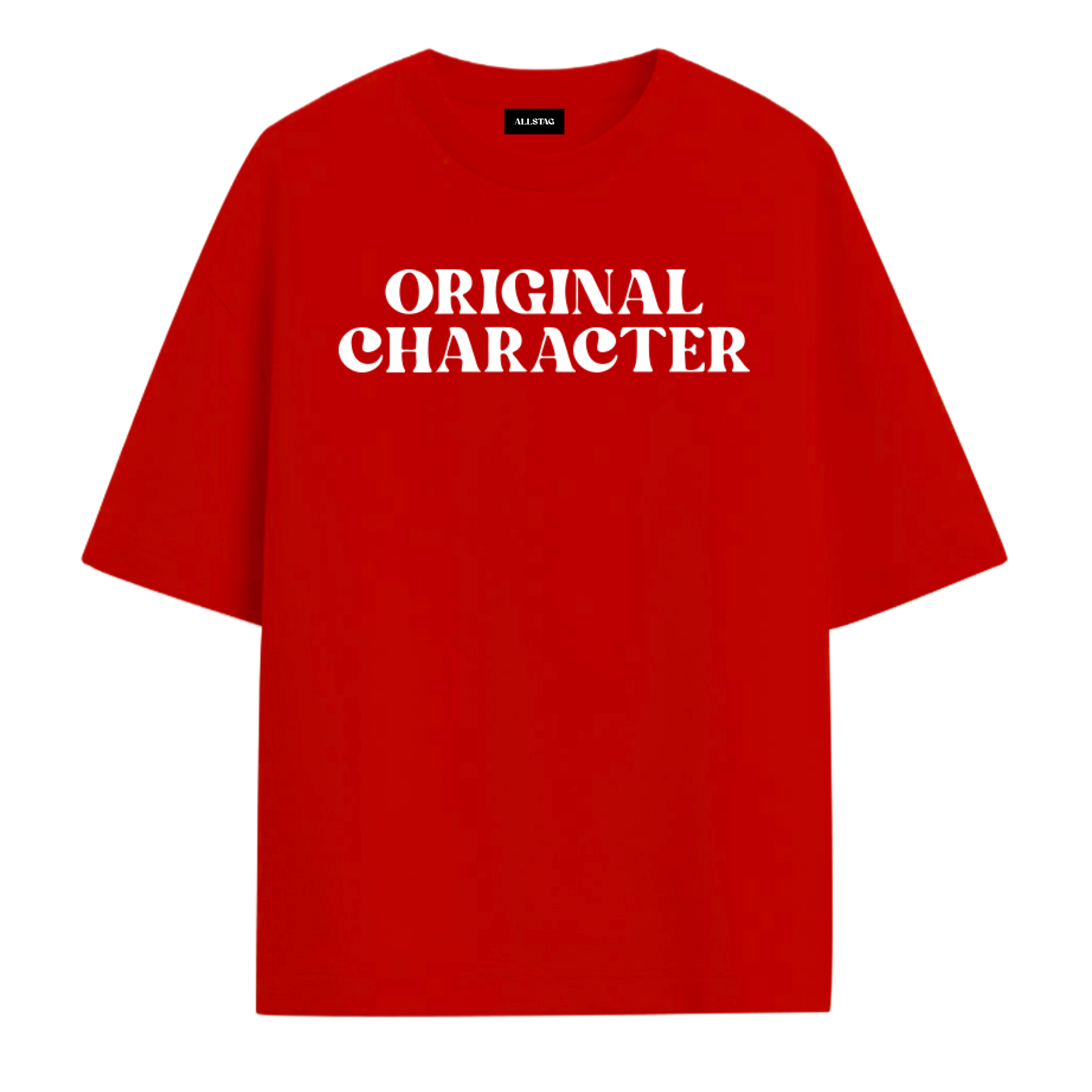 Buy Original Character Red Oversized T-shirt in India at Best Price - Zop