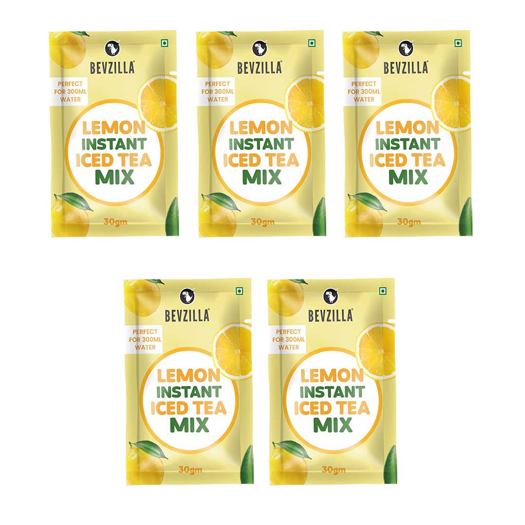 Buy Bevzilla Instant Iced Tea Lemon 30Gm X5 in India at Best Price ...