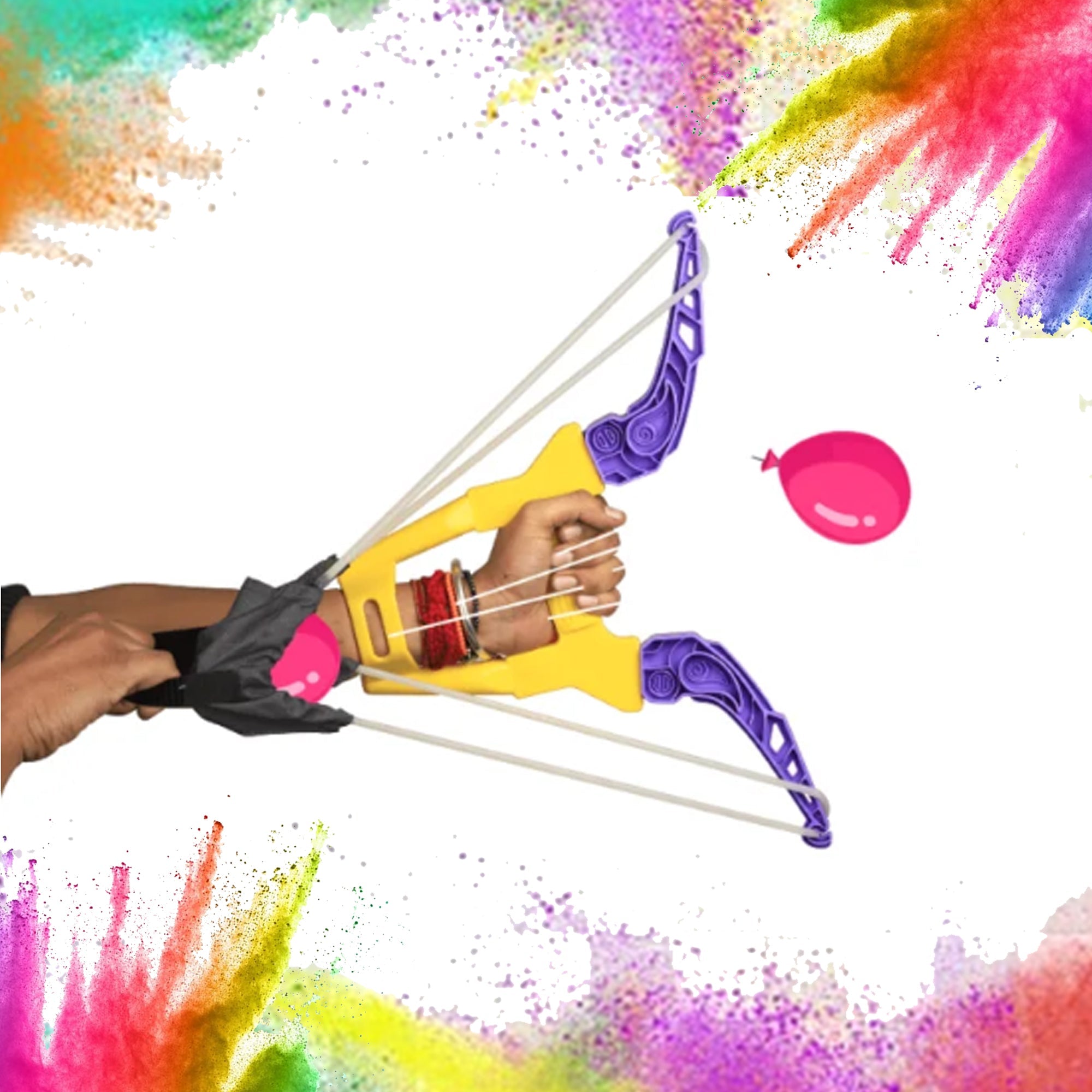 Buy Tota Gulal Launcher for Holi Celebration Toy with 1 free Gulal Bomb ...