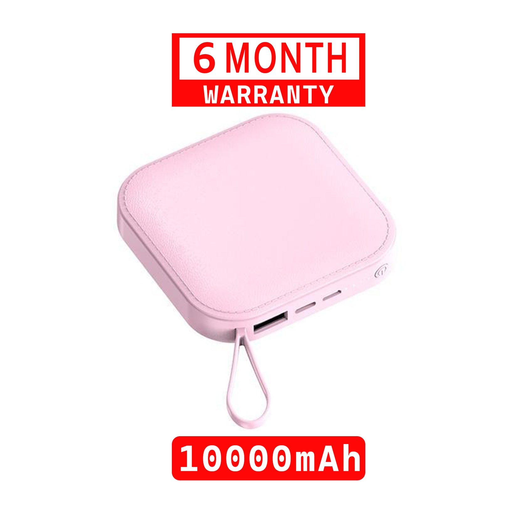 Buy TexoVera 10000 mAh Power Bank 18W with Lithium ion Battery Pink ...