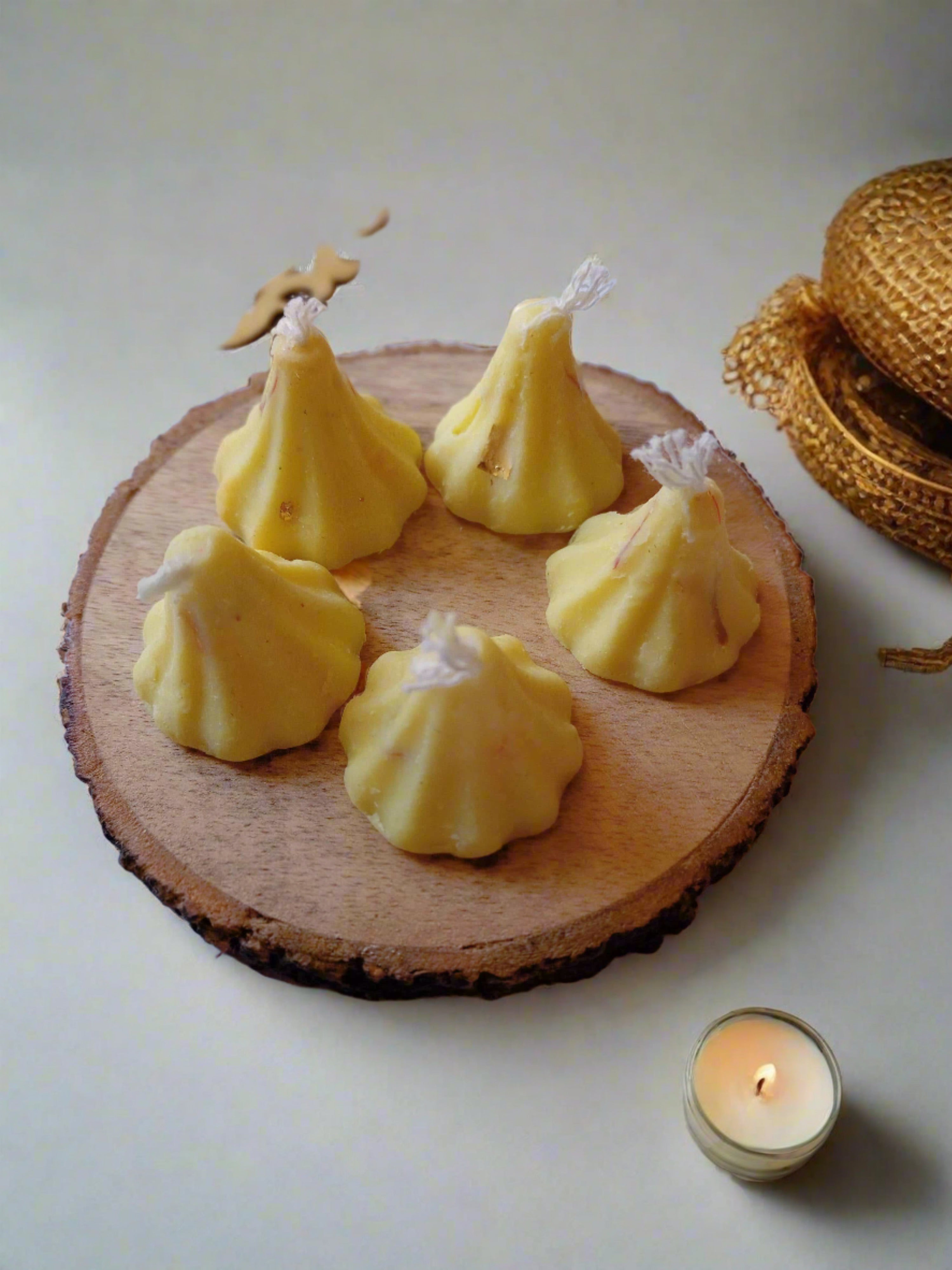 Buy Modak Mithai Gift Candles set of 4 in India at Best Price - Zop