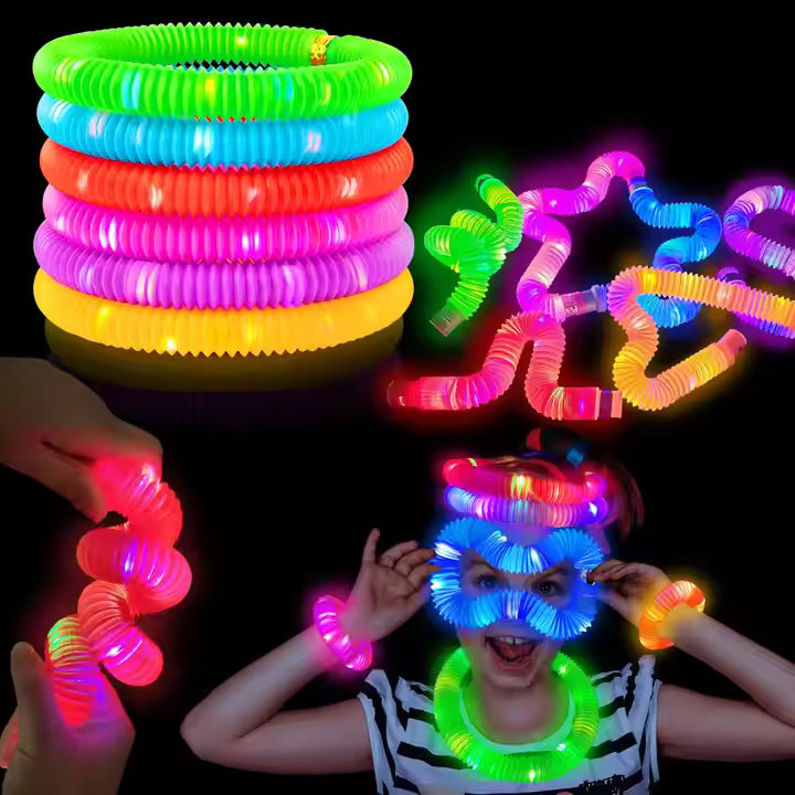 Buy Flexible LED Glow Tubes Multicolor Light-Up Party Glow Tubes 5 pcs ...