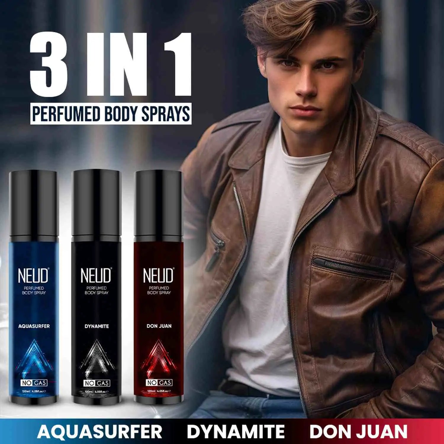 Buy NEUD 3-in-1 Perfumed Body Sprays for Men, Long-Lasting Deodorants ...