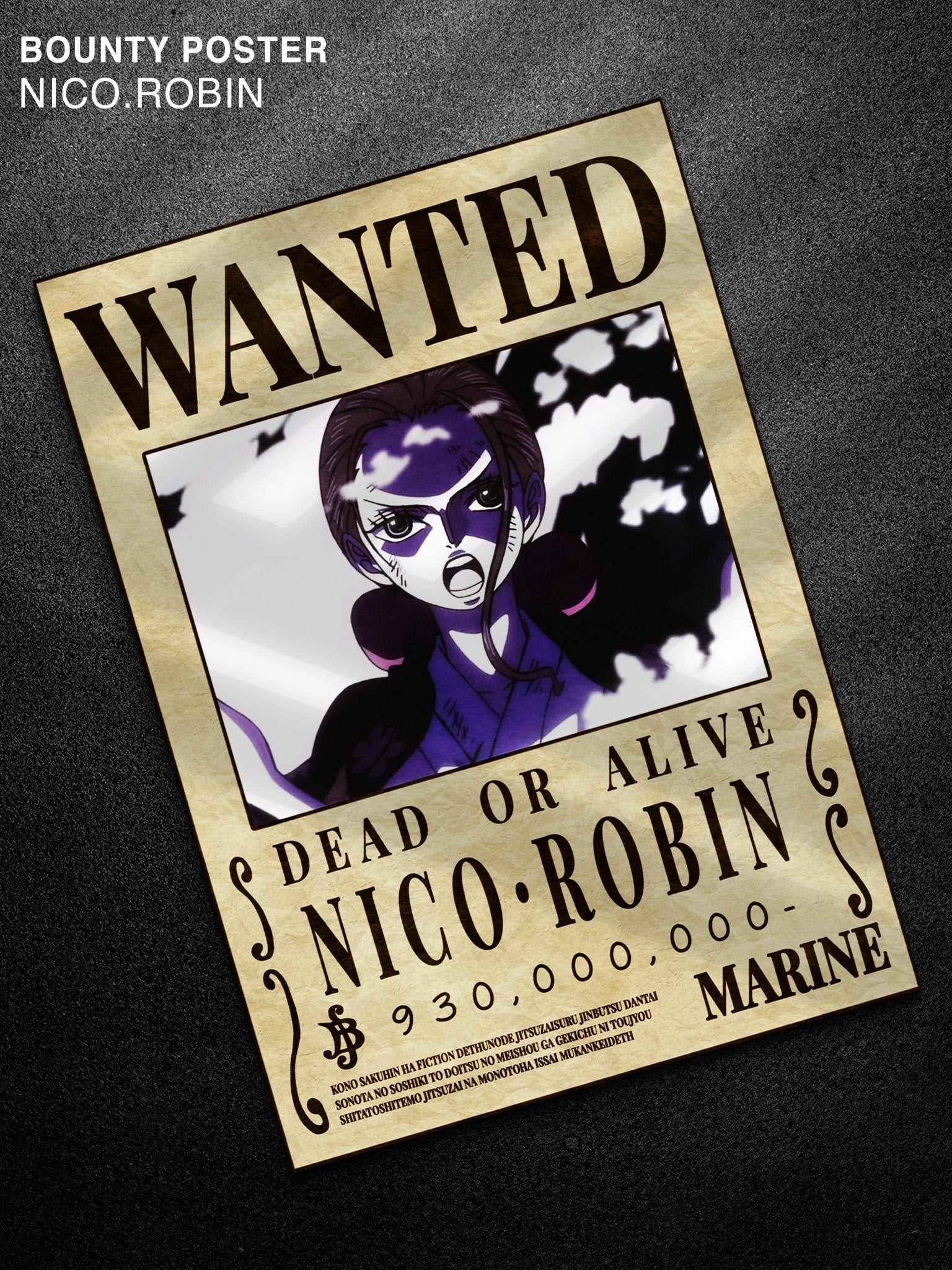 Buy NICO ROBIN / BOUNTY POSTER in India at Best Price - Zop