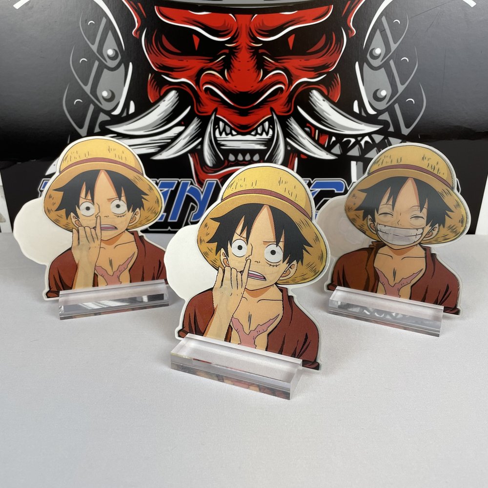 Buy One Piece Monkey D. Luffy 3D Lenticular Motion Sticker – Anime ...