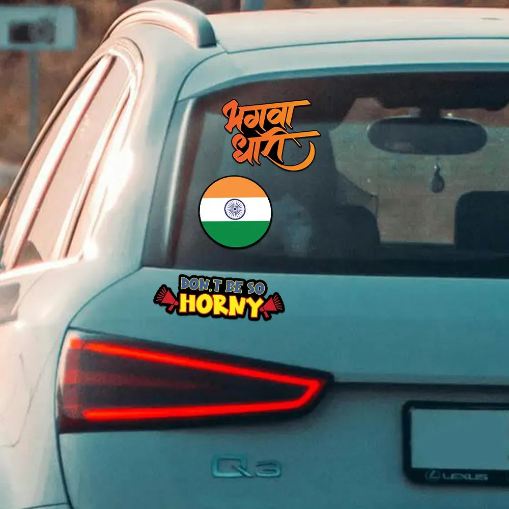 Buy India Flag Circle - Bumper Sticker in India at Best Price ...