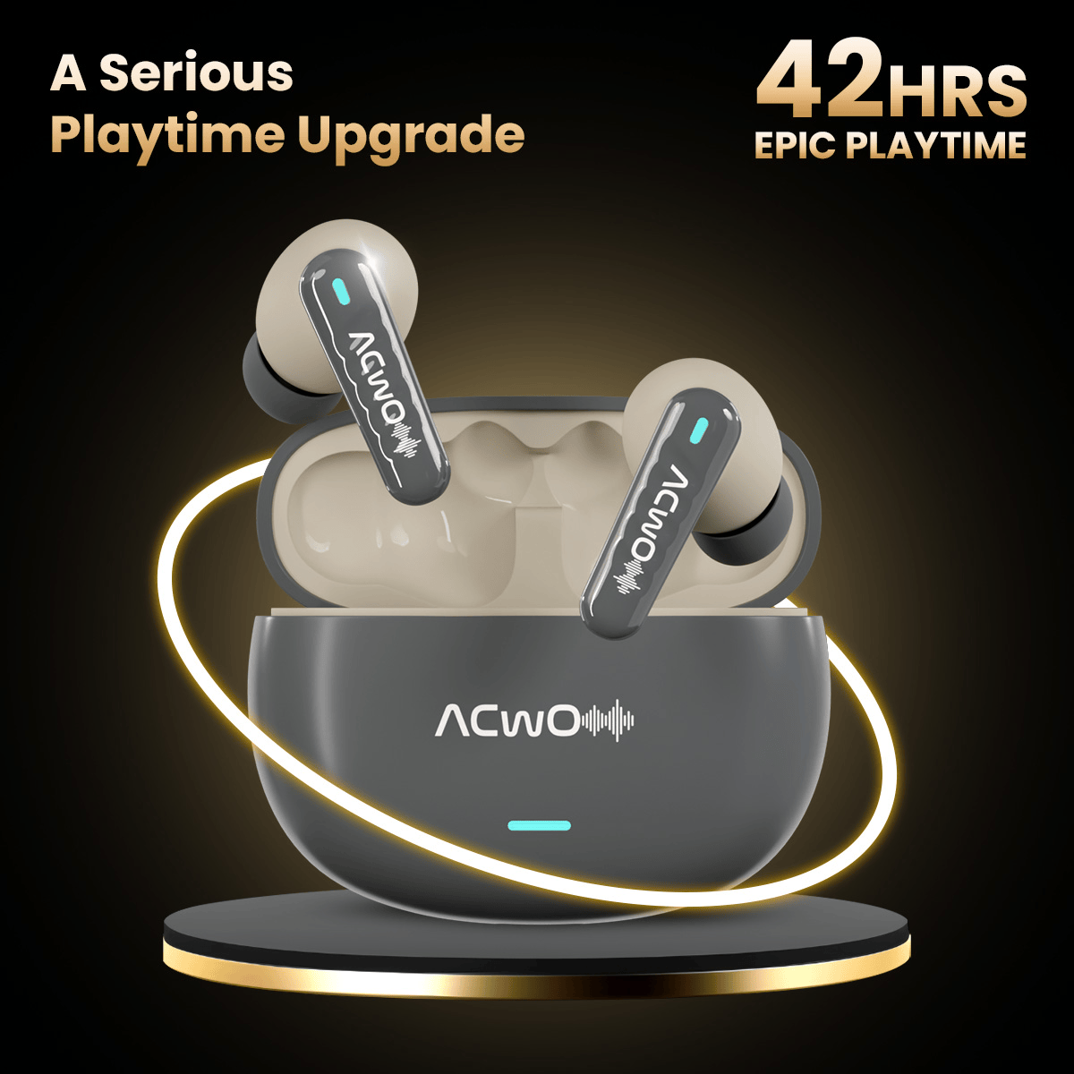 DwOTS 727 Fuscous Grey Tws Earbuds – Zop