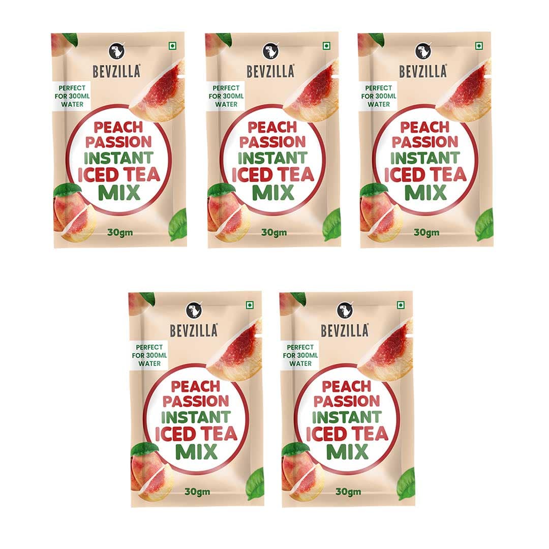 Bevzilla Instant Iced Tea Peach 30Gm X5 – Zop