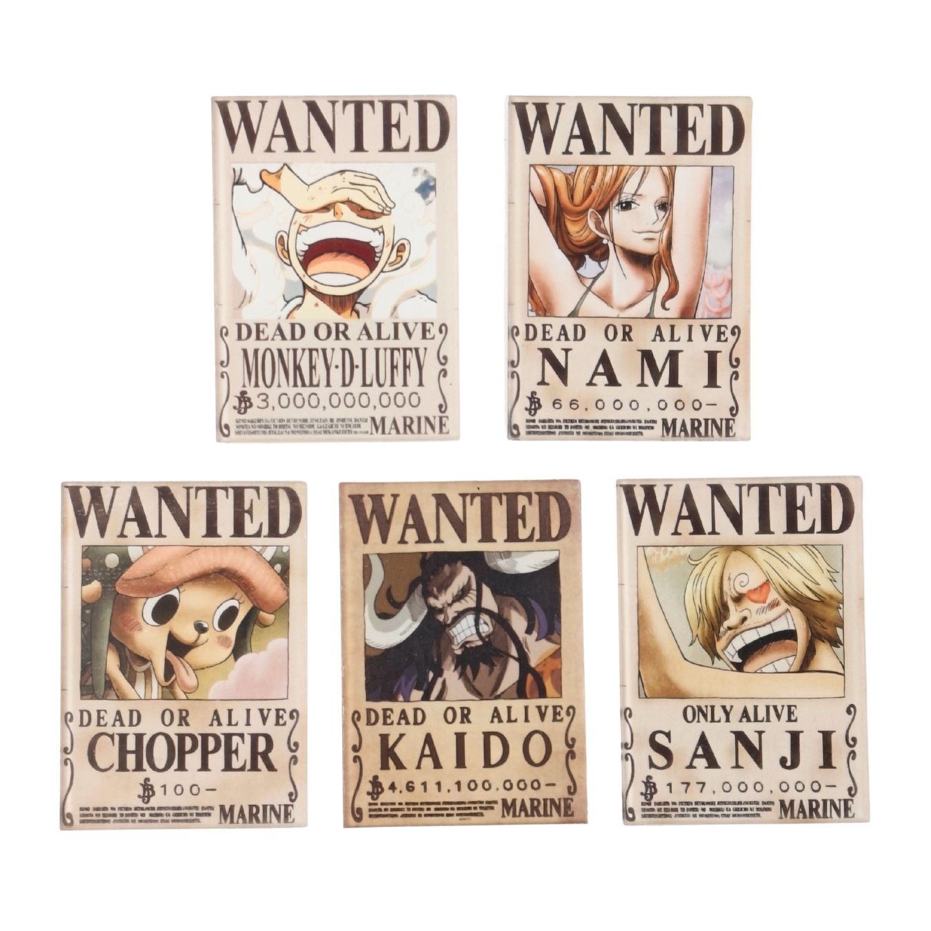 Buy One Piece - Wanted Fridge Magnets (7*5 cm) - Premium Acrylic - Set ...
