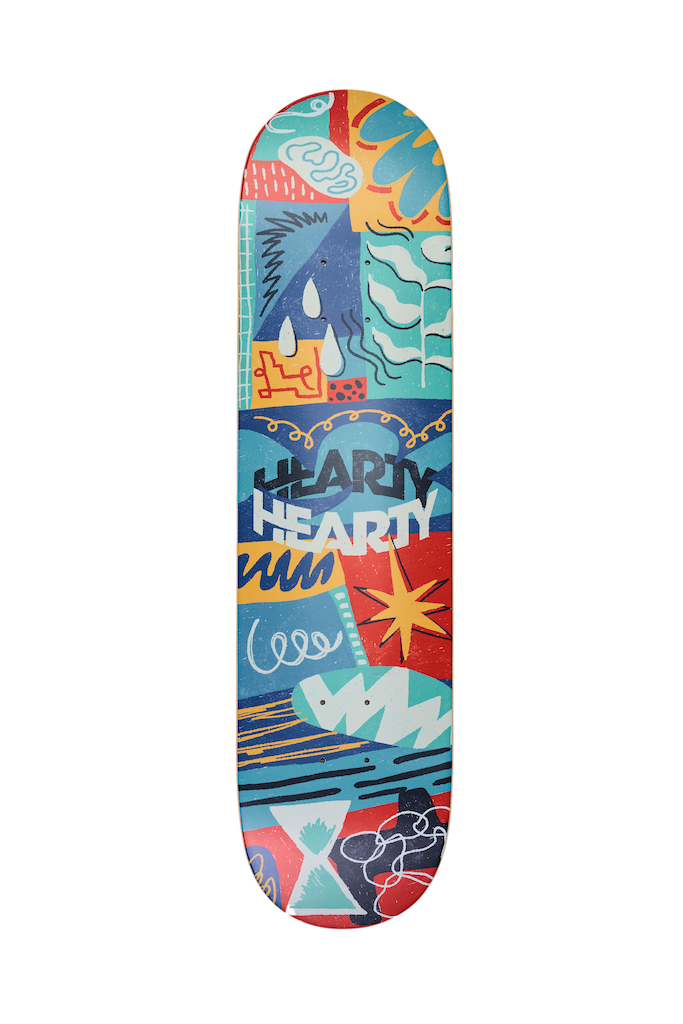 Buy Hearty Skateboard Deck -Tetran Twist in India at Best Price - Zop