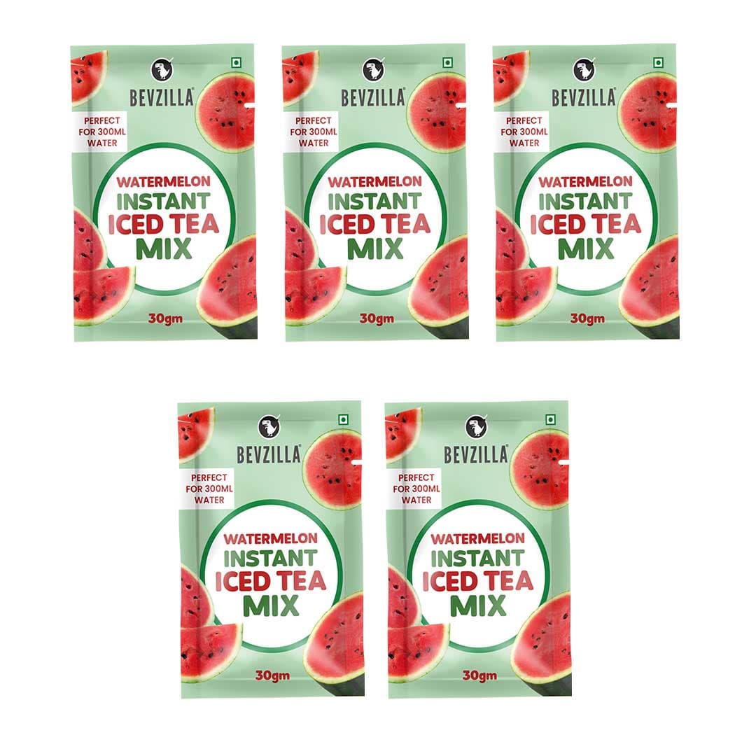 Buy Bevzilla Instant Iced Tea Watermelon 30Gm X5 in India at Best Price ...