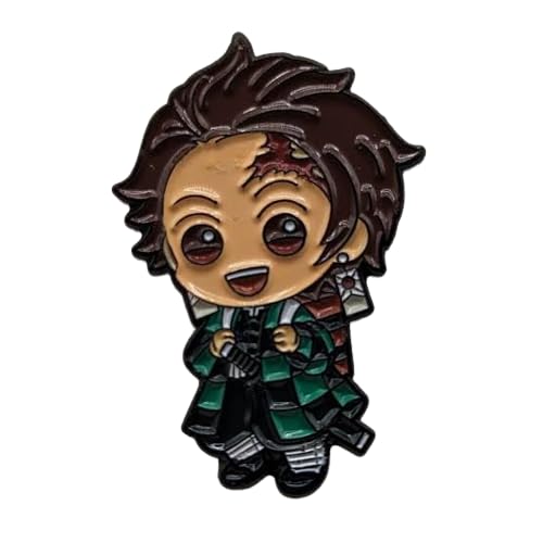 Buy Tanjiro Kamado Demon Slayer Enamel Pin Badge | Zinc Alloy Brooch ...