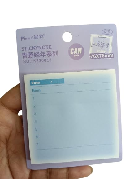 Buy Can Do It (Blue) Notepad and Sticky Notes Unique Mini Notes Memo ...