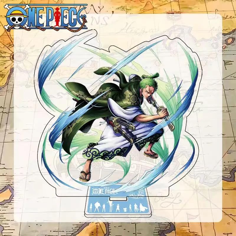 Buy Roronoa Zoro, One Piece Acrylic Stand Figure/Desktop Decoration ...