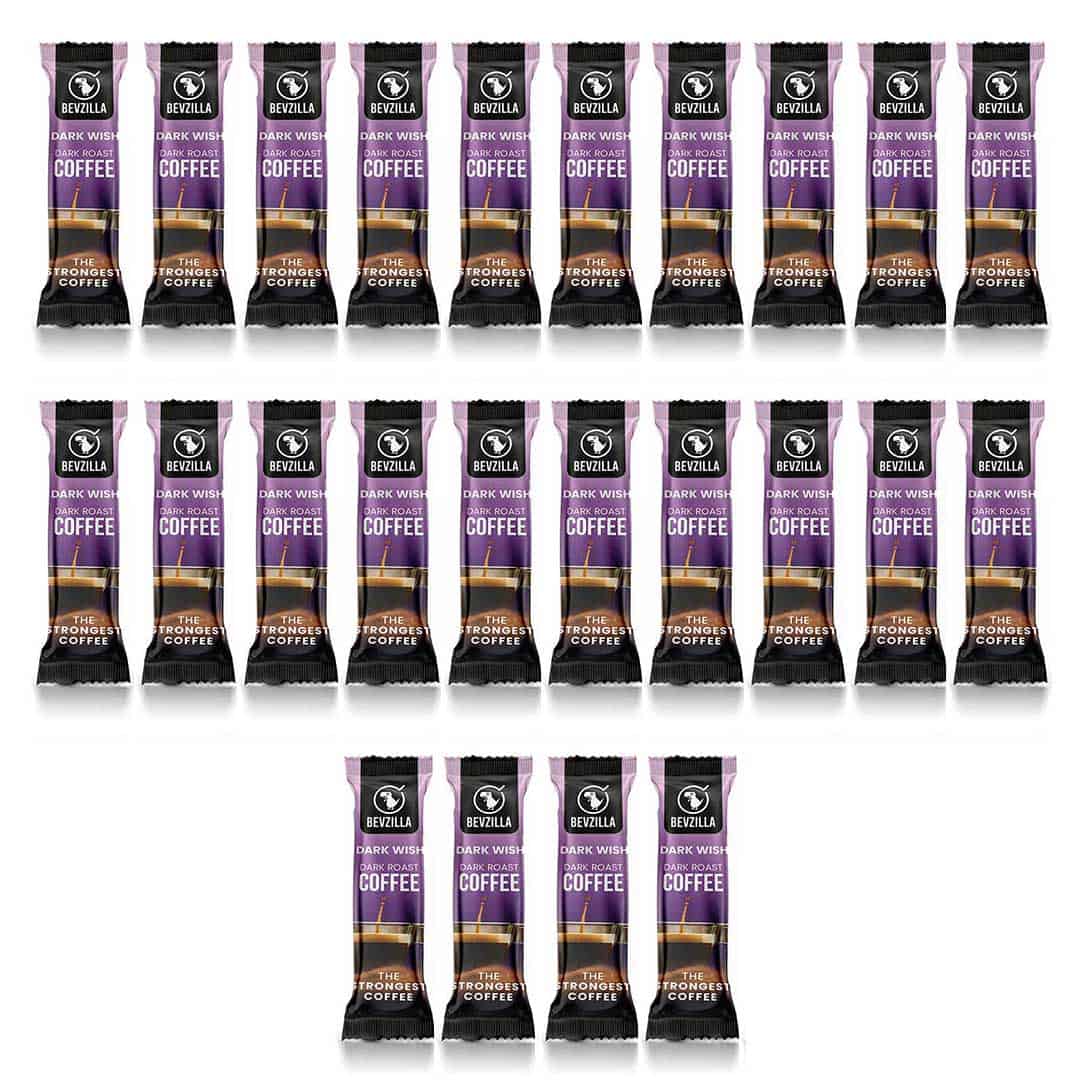 Buy Bevzilla Dark Wish Roast Coffee Powder - 24 Sachets in India at ...