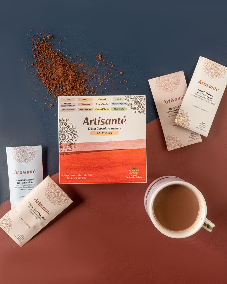 Buy Hot Chocolate Assorted Flavours, 12 Sachets 12 Flavours in India at ...