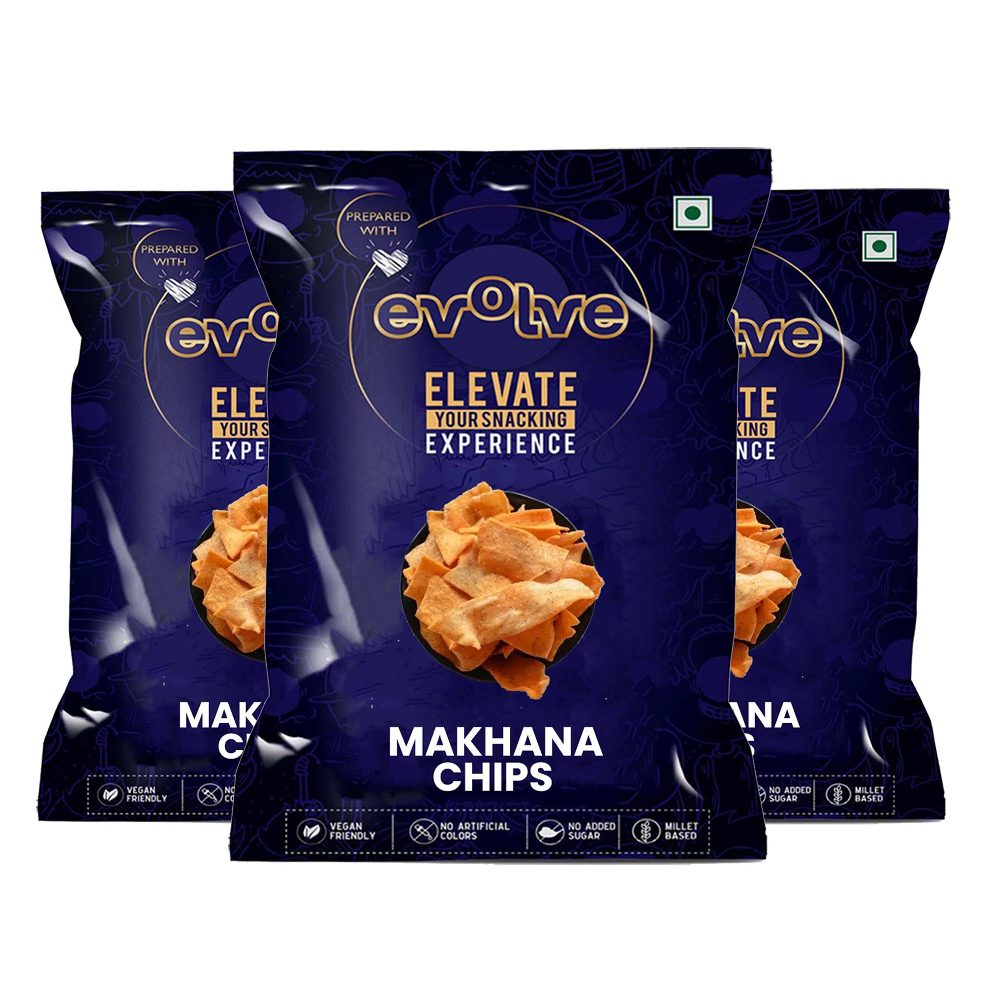 Buy Foxnut chips pack of 3 in India at Best Price - Zop by Shiprocket