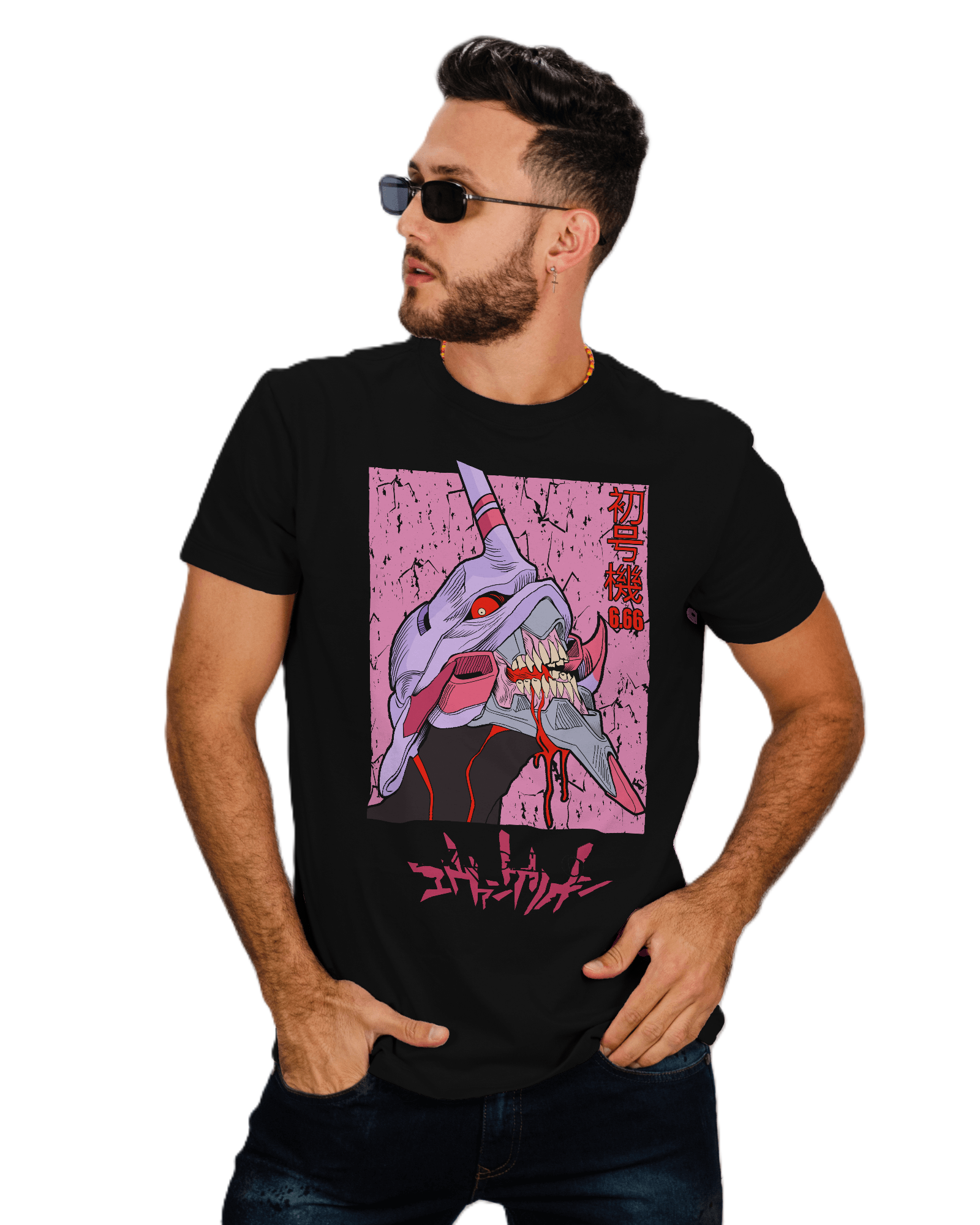 Buy Neon Genesis Evangelion EVA Unit-01 Graphic T-Shirt – Black in ...
