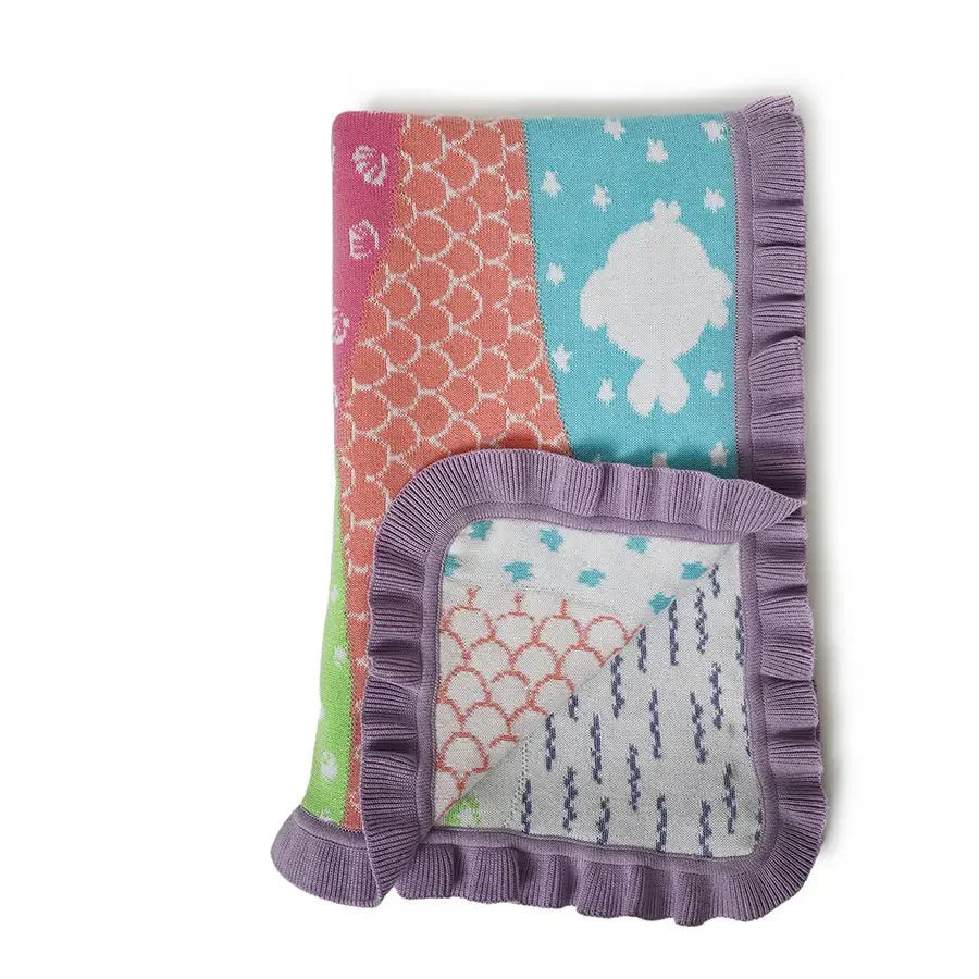 Buy Mermazing Mini Me Knitted Baby Blanket For Kids in India at Best ...