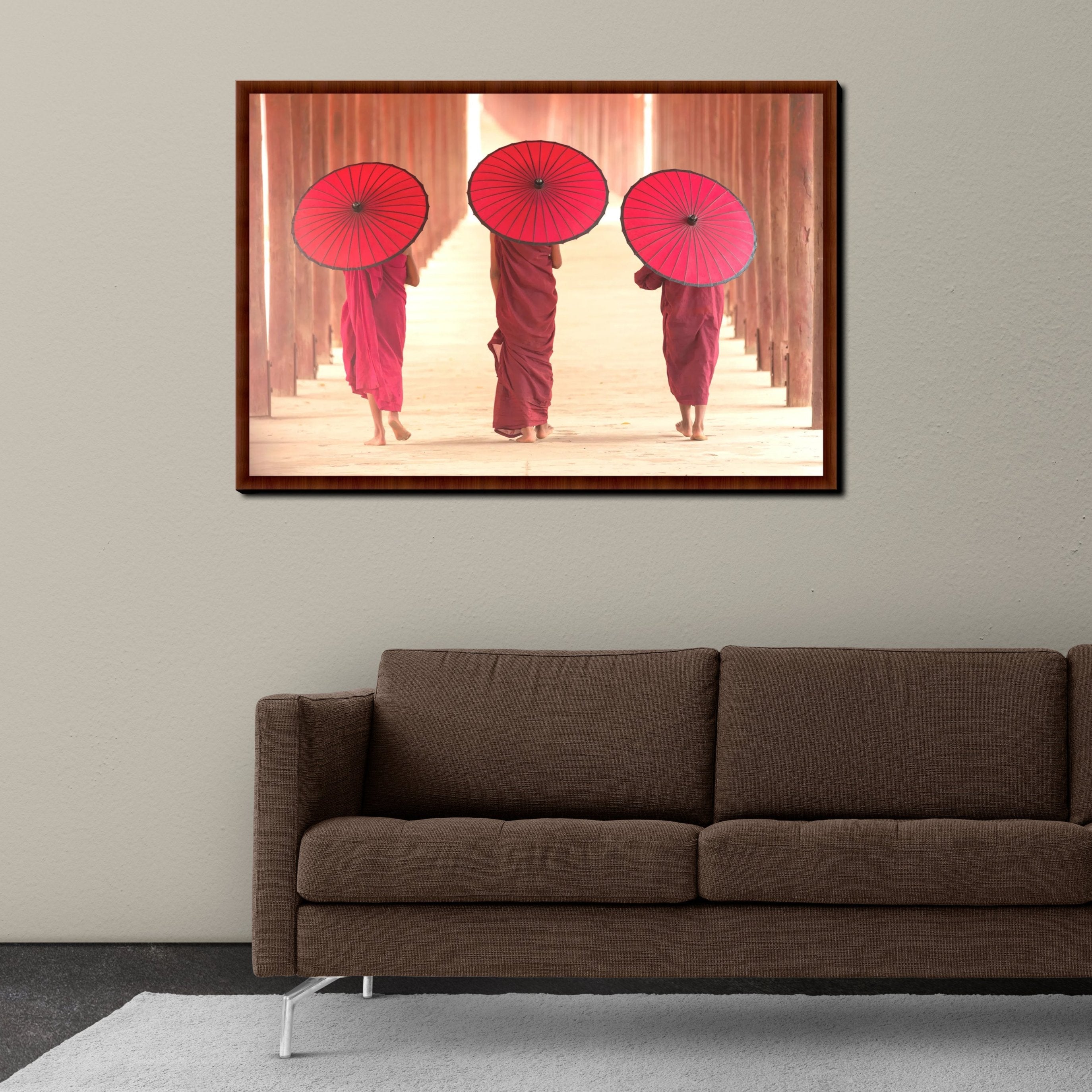 Buy Buddhist Monk Wood And Acrylic Print Wall Art in India at Best ...
