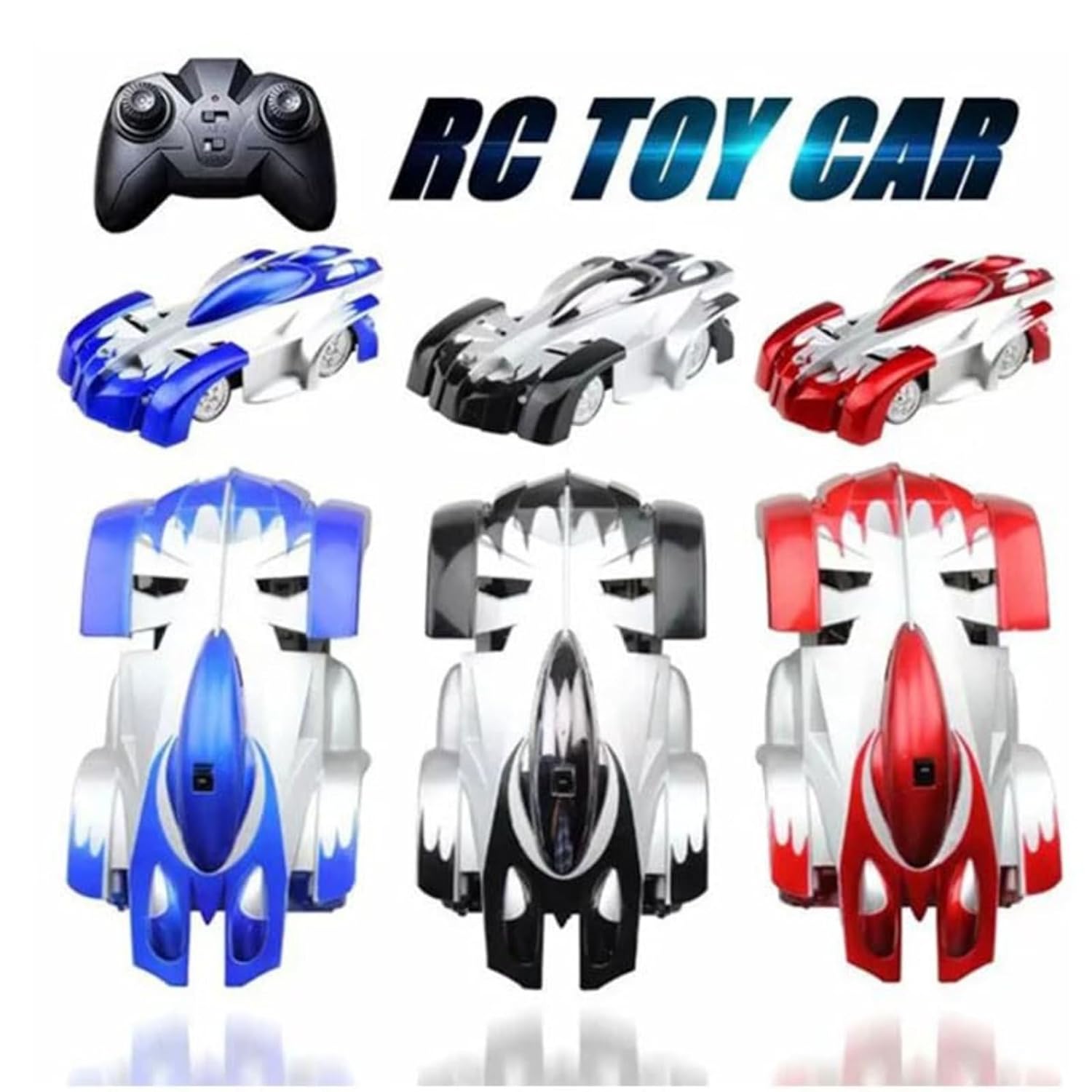 Buy Dual Mode Wall Climbing RC Stunt Car with 360° Rotation and LED ...