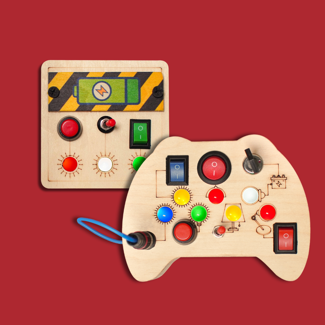 Buy Montessori Tinker Pad & Mini Switch Busy Board (Combo V2/V4) in ...